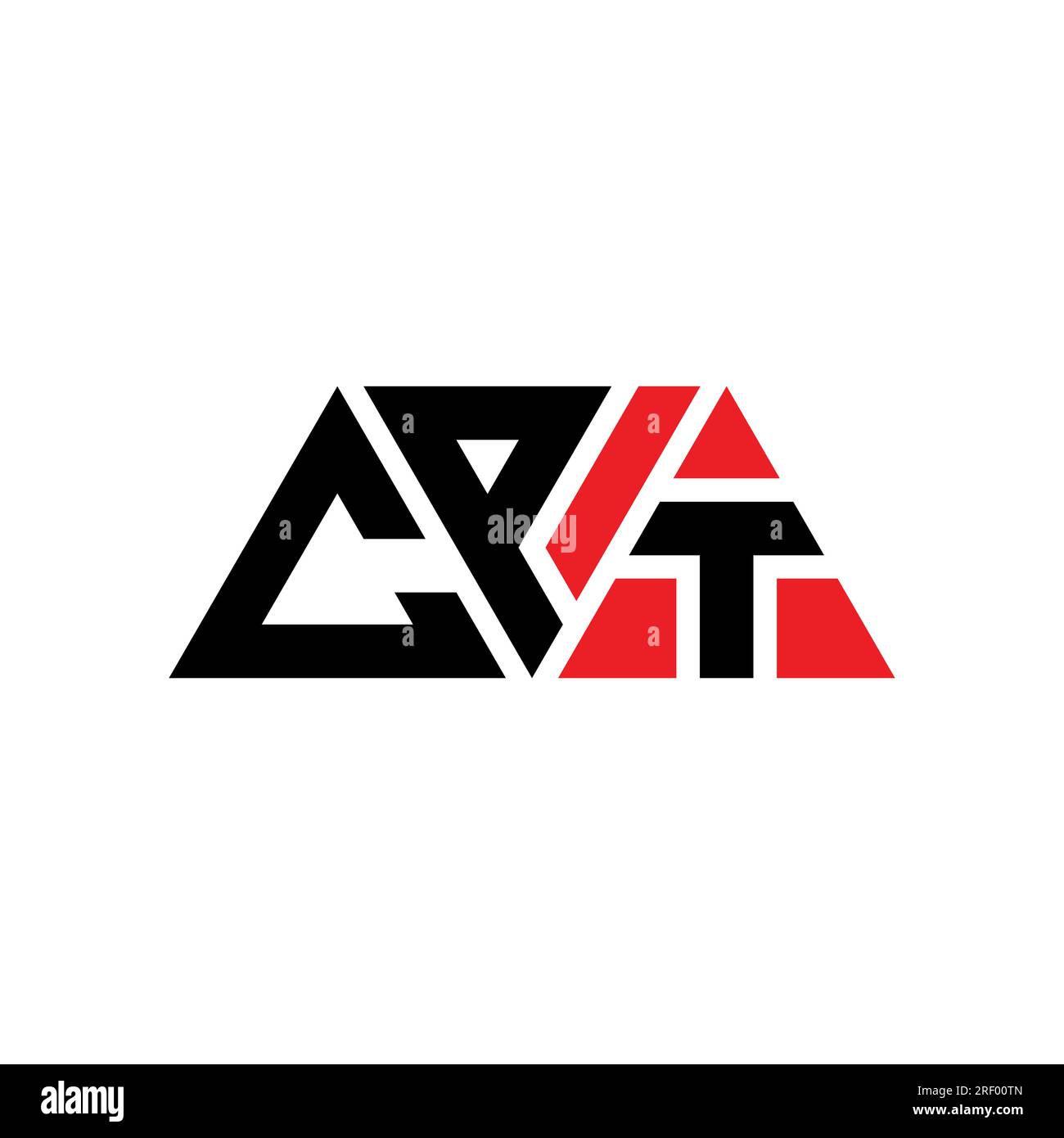 CPT triangle letter logo design with triangle shape. CPT triangle logo ...