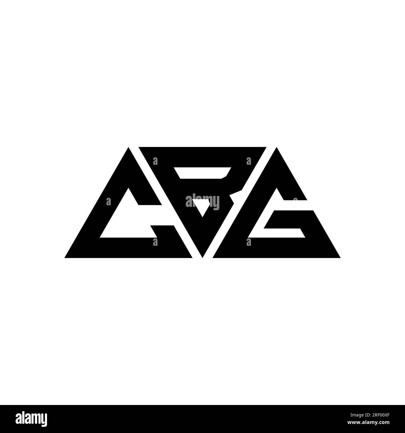 CBG triangle letter logo design with triangle shape. CBG triangle logo ...