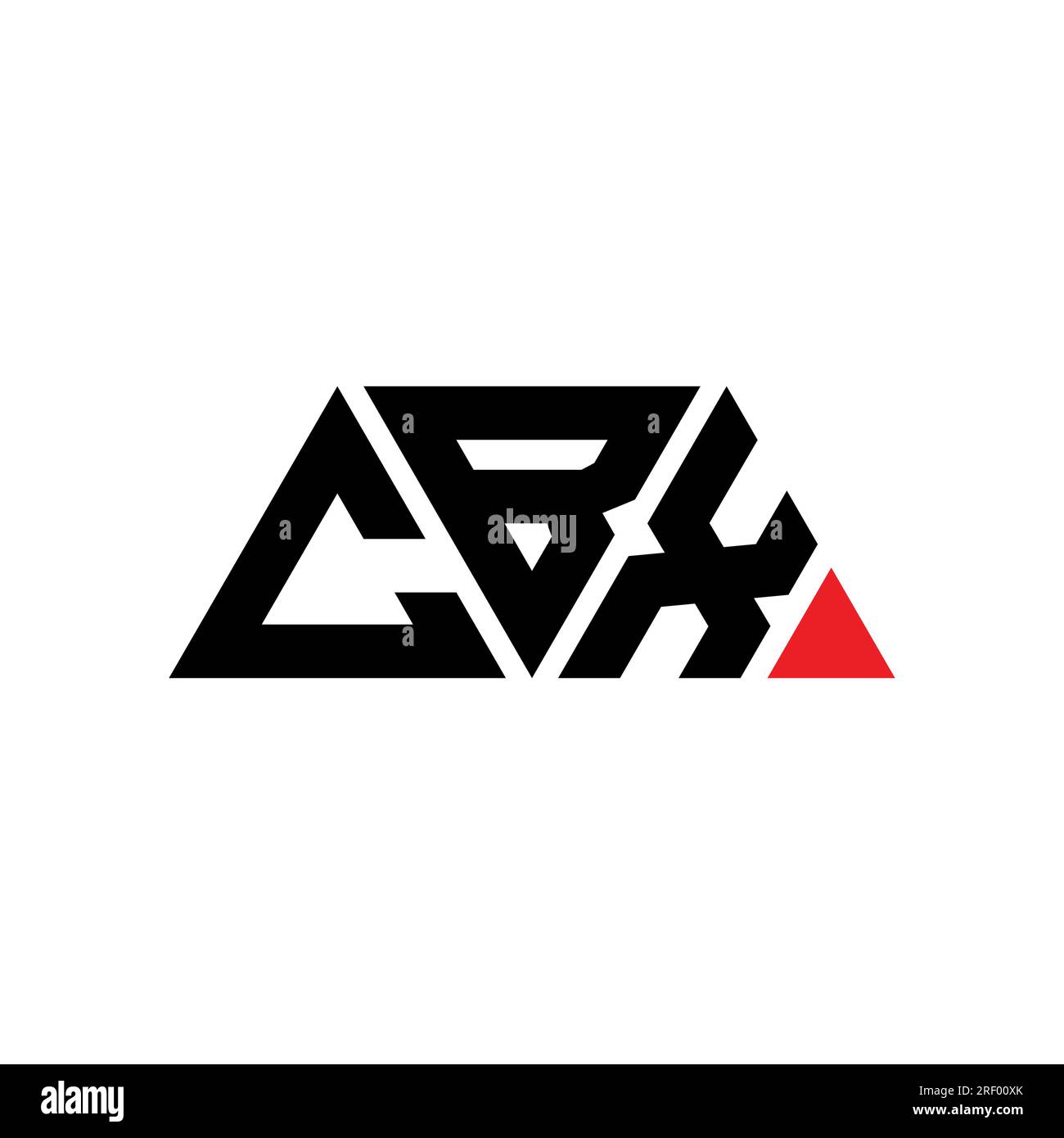 Cbx Triangle Letter Logo Design With Triangle Shape Cbx Triangle Logo