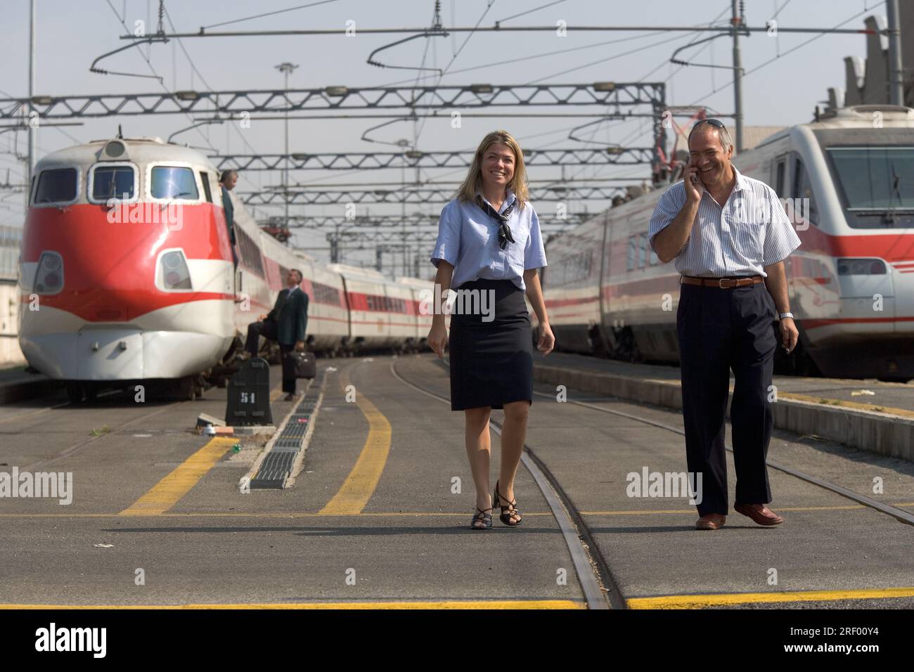 Trenitalia uniform hi-res stock photography and images - Alamy