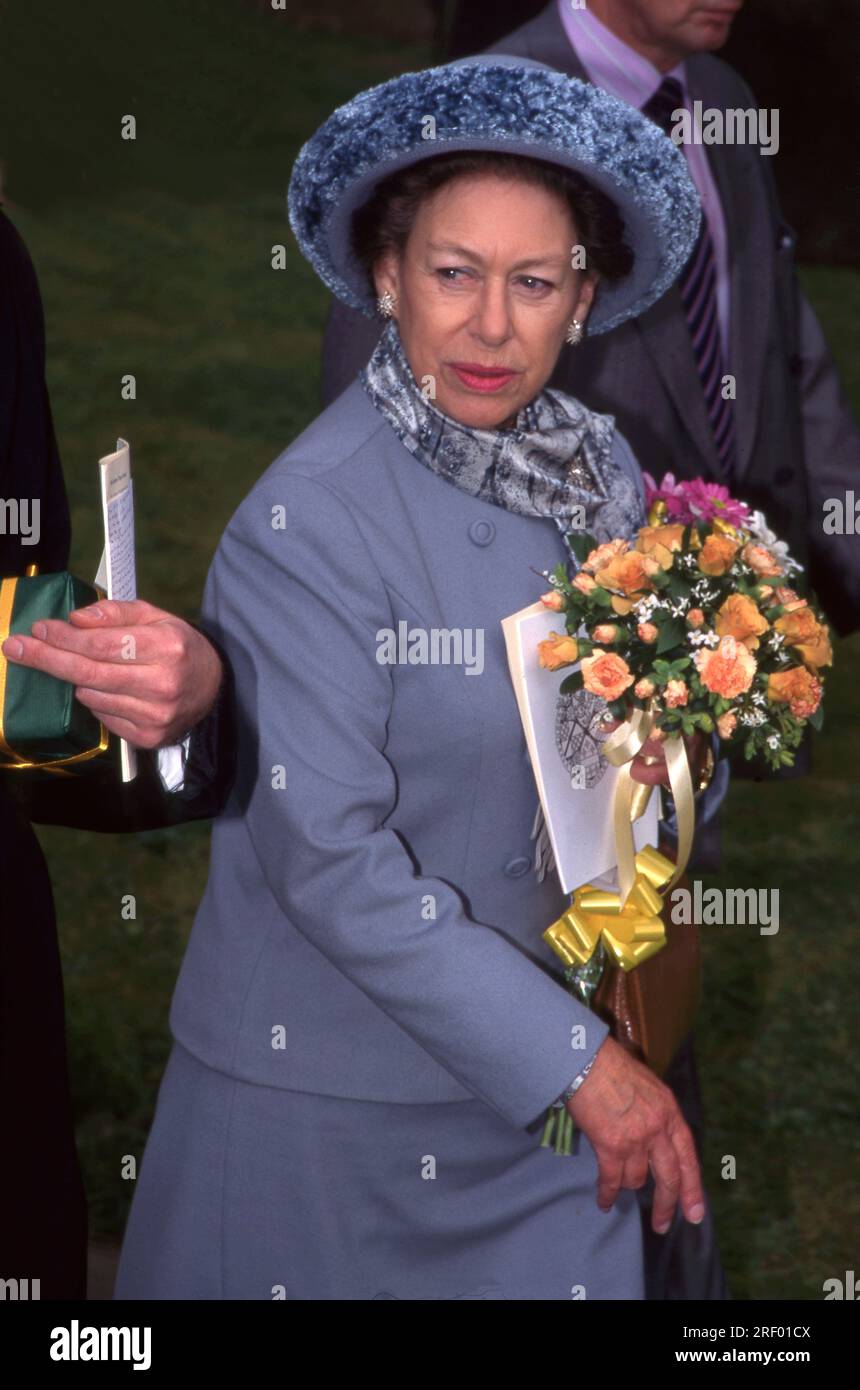 Princess Margaret at Tewkesbury Abbey 6th April 1997 Photo by The ...