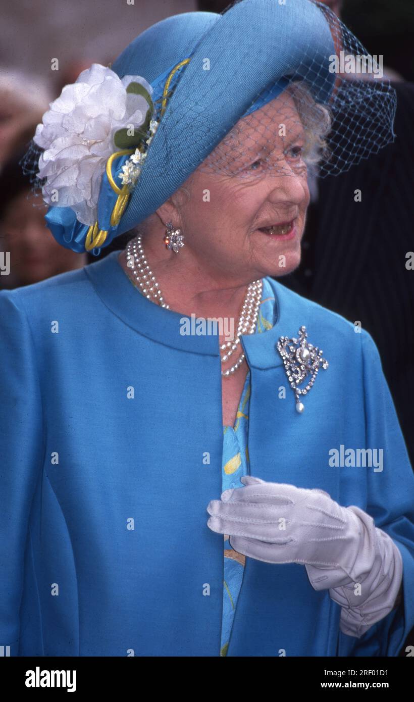 The Queen Mother at St Paul's Cathedral 1st July 1997 Photo by The ...