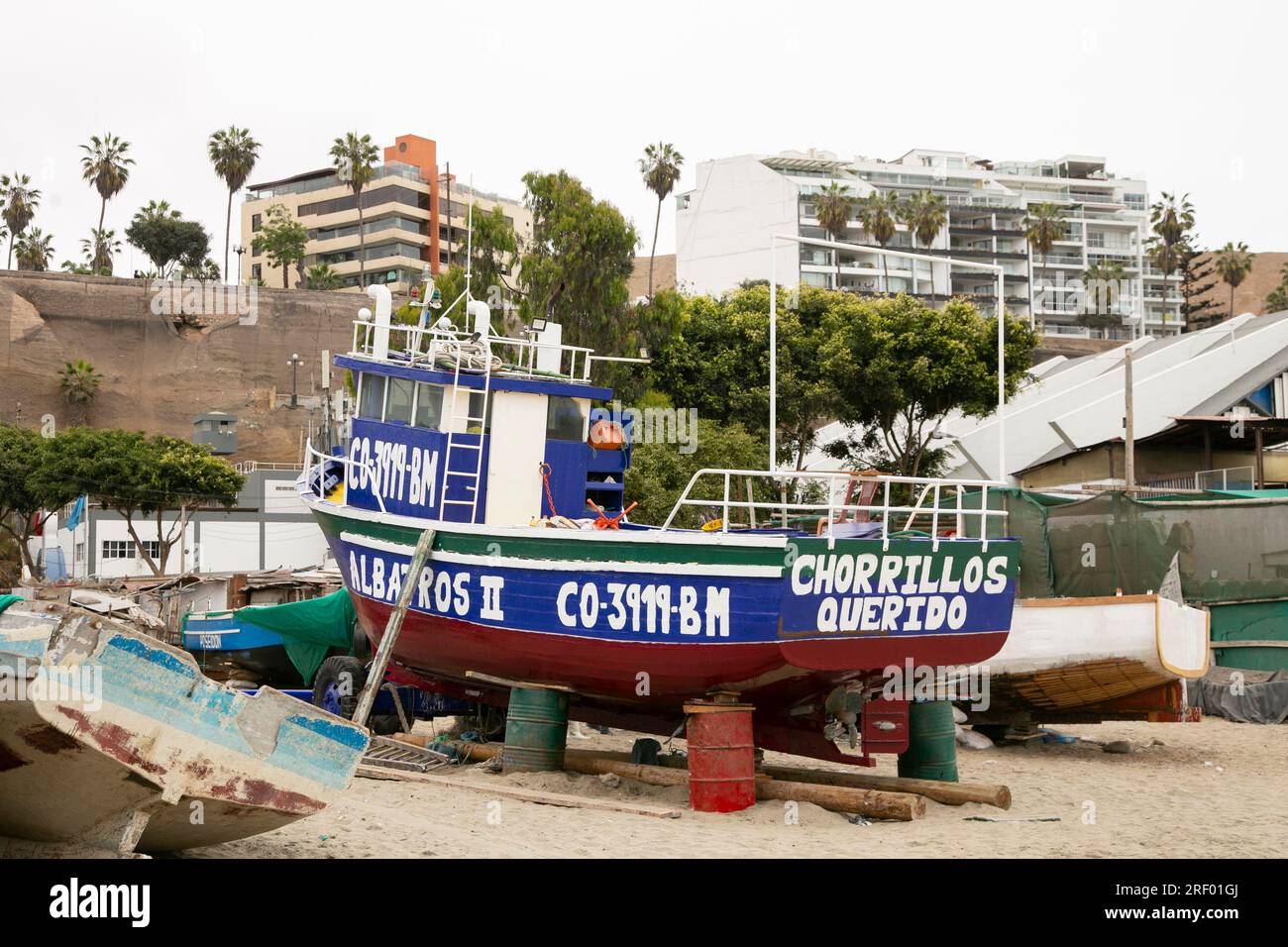Lima, Peru; 1st January 2023: Activity of the fishing industry in the ...