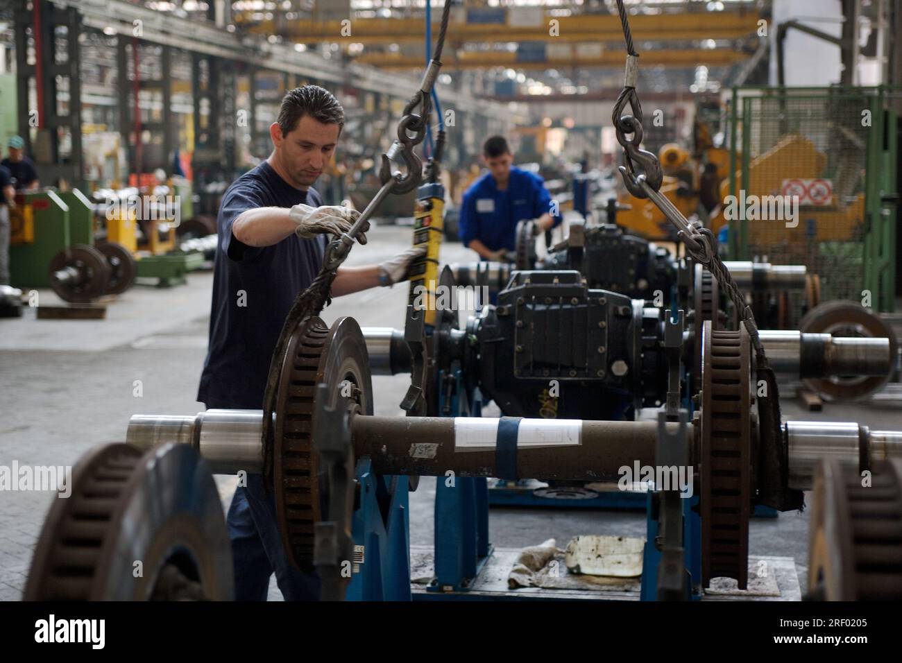 Trenitalia's heavy engineering depot in Turin where rollingstock are ...