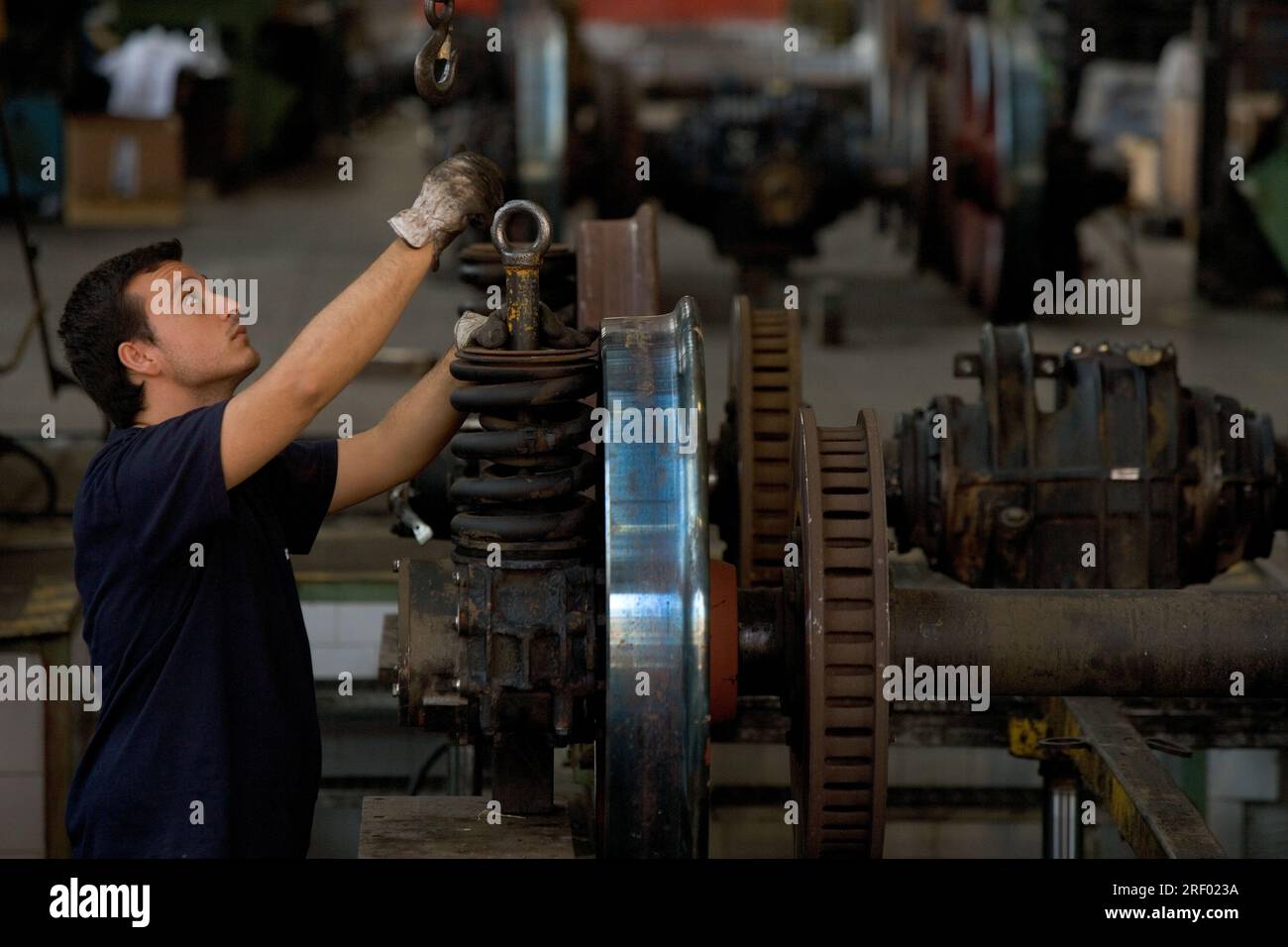 Trenitalia's heavy engineering depot in Turin where rollingstock are ...