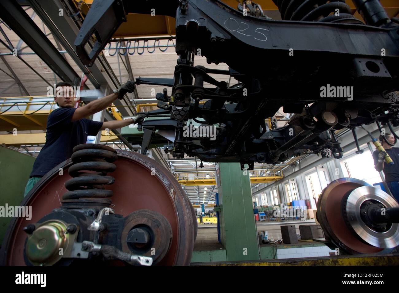 Trenitalia's heavy engineering depot in Turin where rollingstock are ...