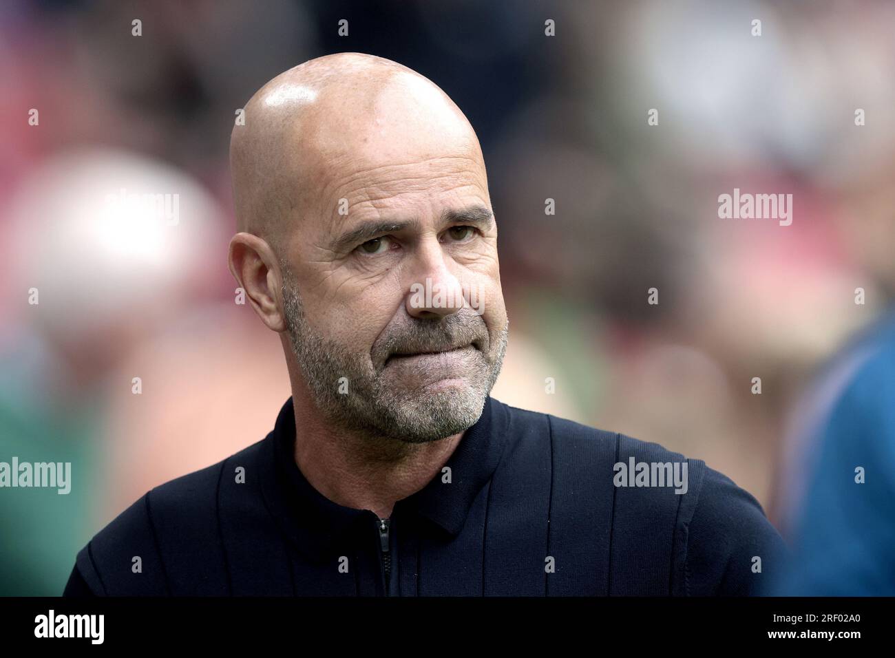 EINDHOVEN - PSV coach Peter Bosz ahead of the friendly match between ...