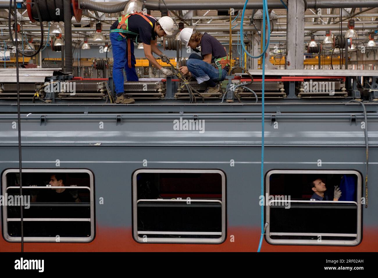 Trenitalia's heavy engineering depot in Turin where rollingstock are ...