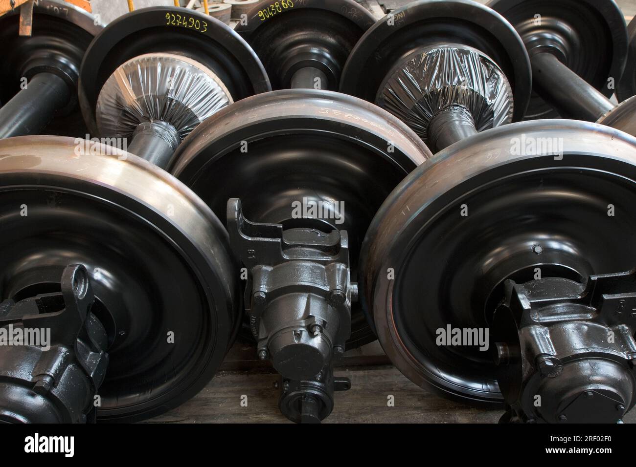 Trenitalia's heavy engineering depot in Turin where rollingstock are ...