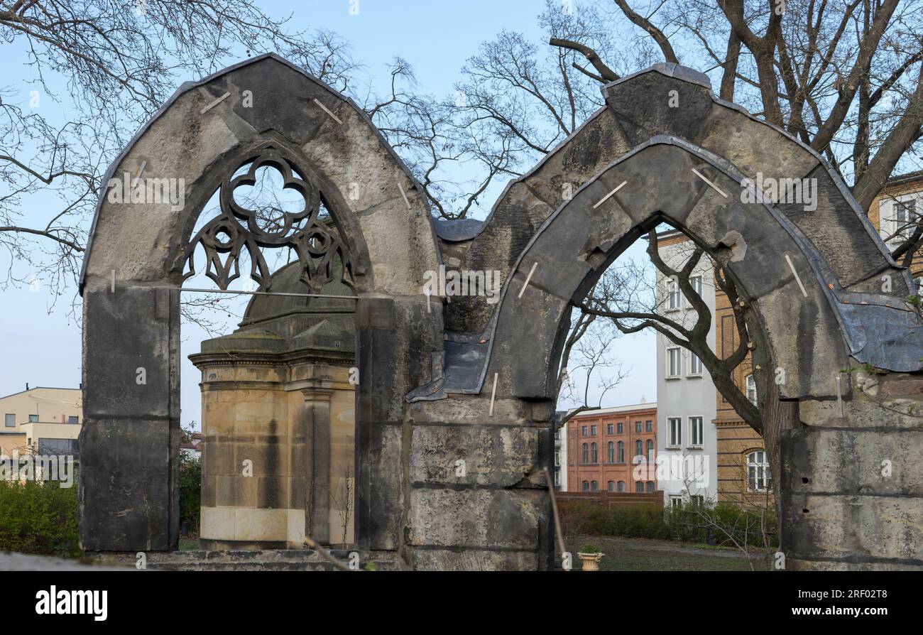 Detail of the Budenberg Mausoleum in Magdeburg Buckau, Germany Stock ...