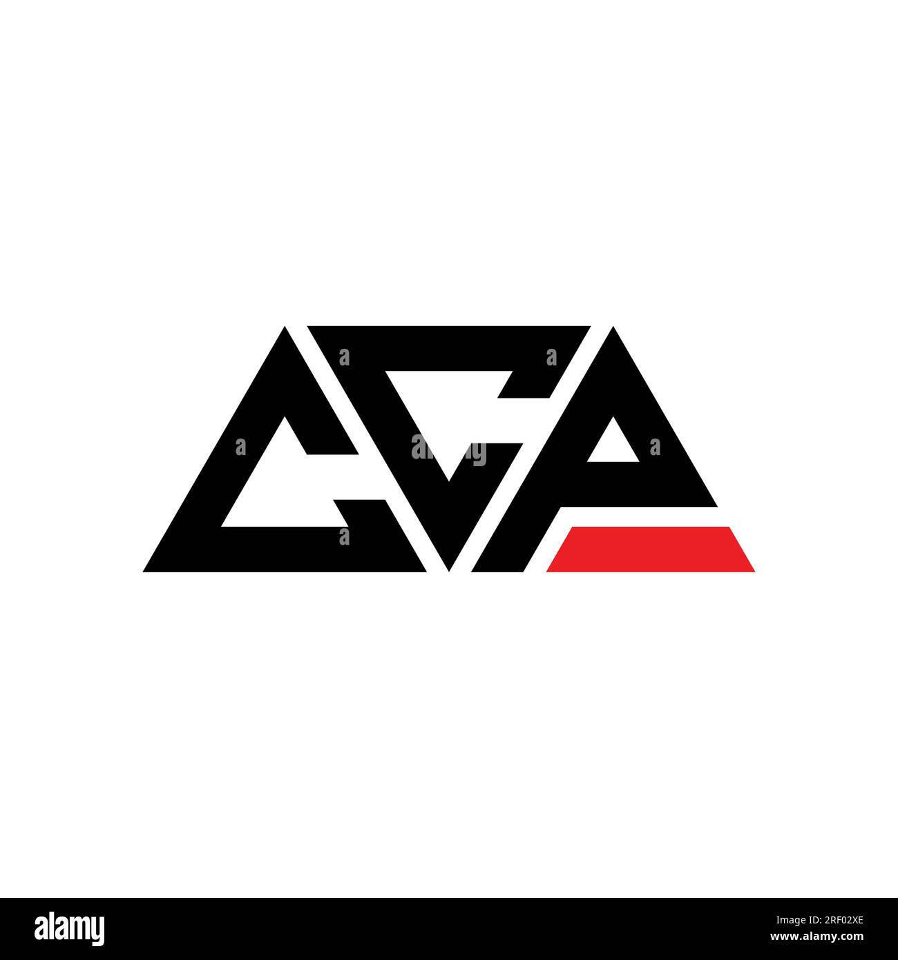CCP triangle letter logo design with triangle shape. CCP triangle logo ...