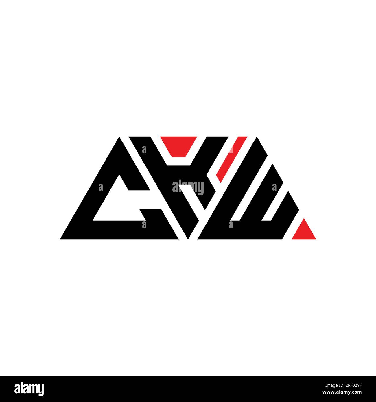 CKW triangle letter logo design with triangle shape. CKW triangle logo ...