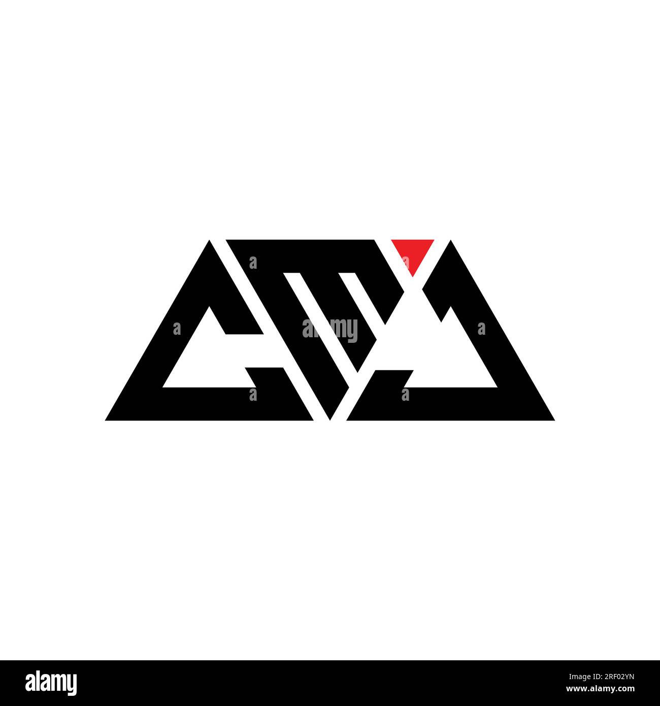 Cmj Triangle Letter Logo Design With Triangle Shape Cmj Triangle Logo Design Monogram Cmj
