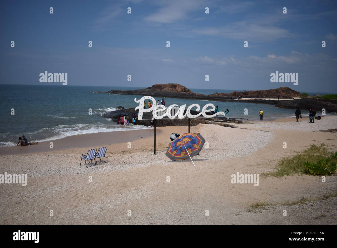 Finding Peace at the coastal region of Southern India Stock Photo - Alamy