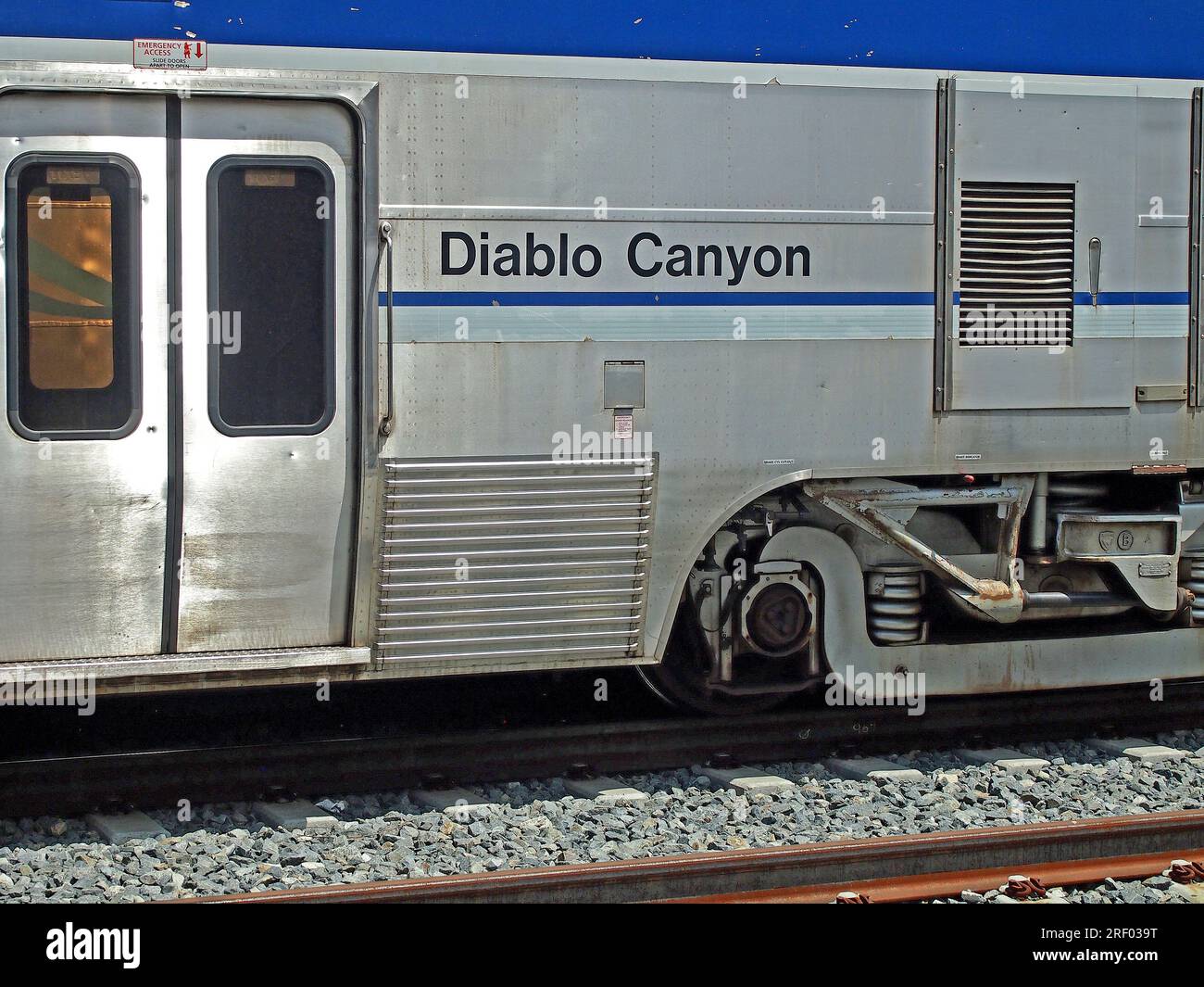 Amtrak Pacific SurfLiner Diablo Canyon passenger car, at the Los ...