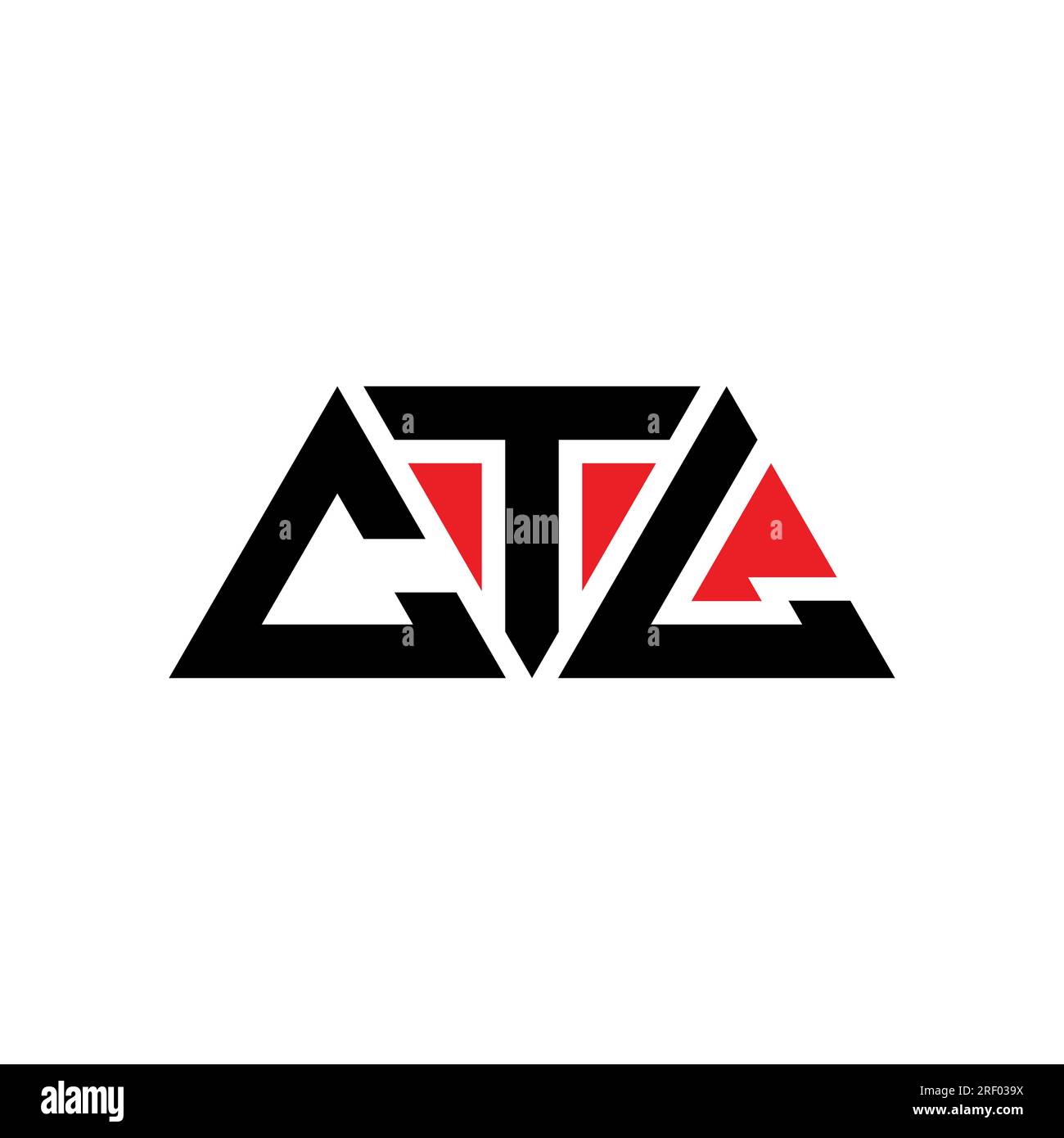 Ctl Triangle Letter Logo Design With Triangle Shape Ctl Triangle Logo