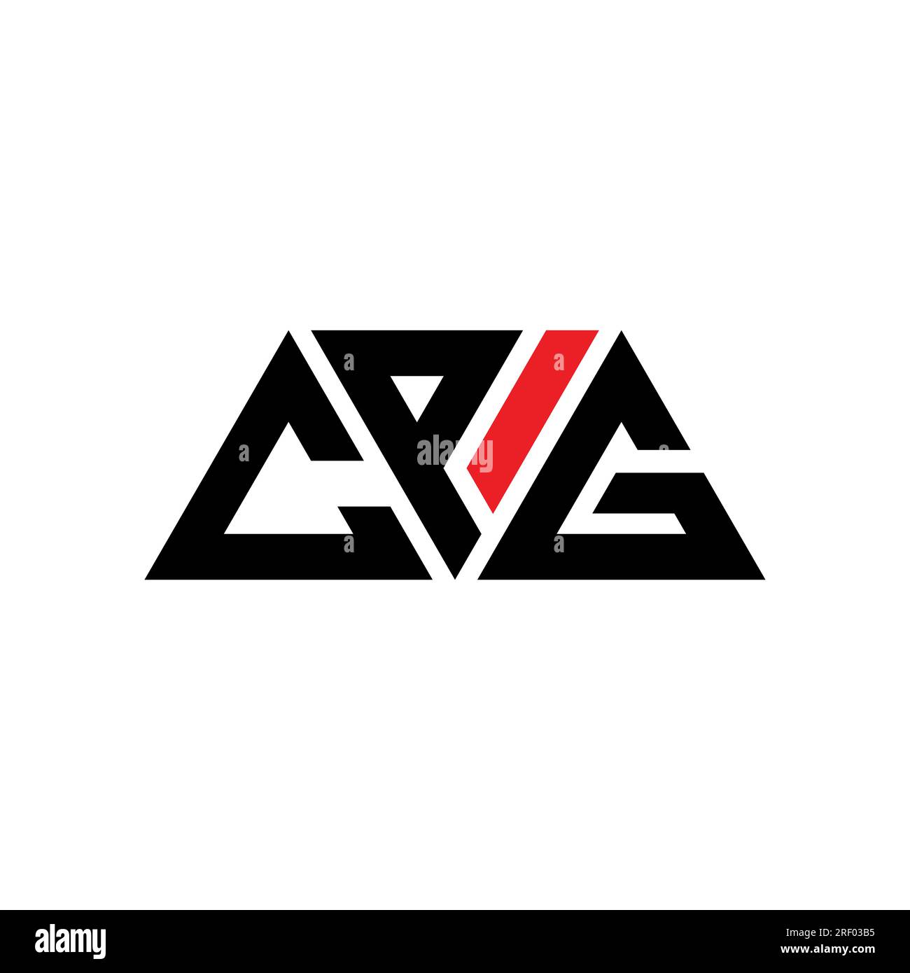 CPG triangle letter logo design with triangle shape. CPG triangle logo ...