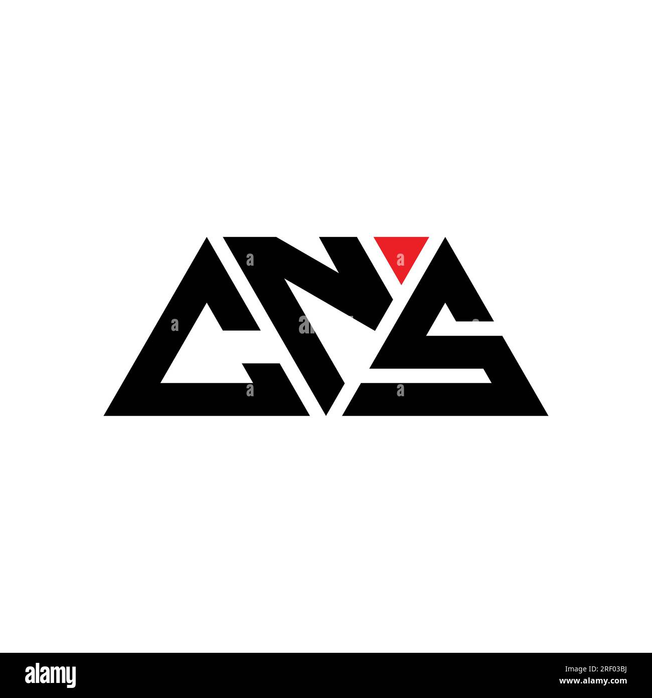 Cns Triangle Letter Logo Design With Triangle Shape Cns Triangle Logo Design Monogram Cns