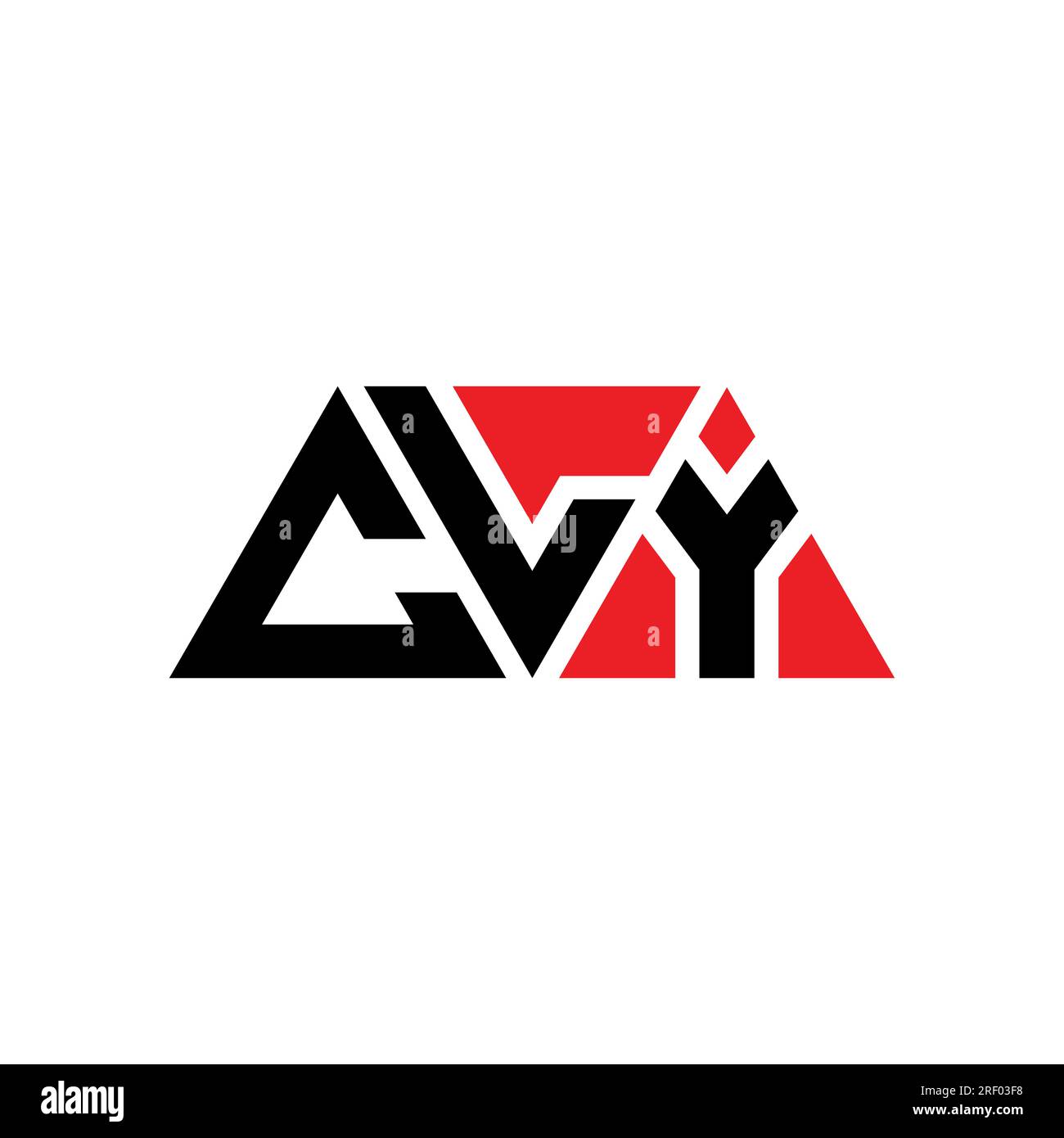 CLY triangle letter logo design with triangle shape. CLY triangle logo ...