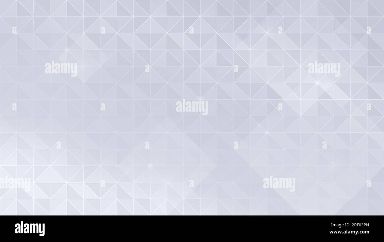 Abstract background of light gray triangles and tilted squares ...