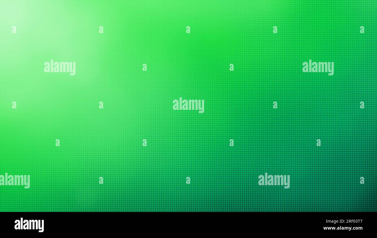 Abstract and vibrant green halftone pattern on blurred light green ...