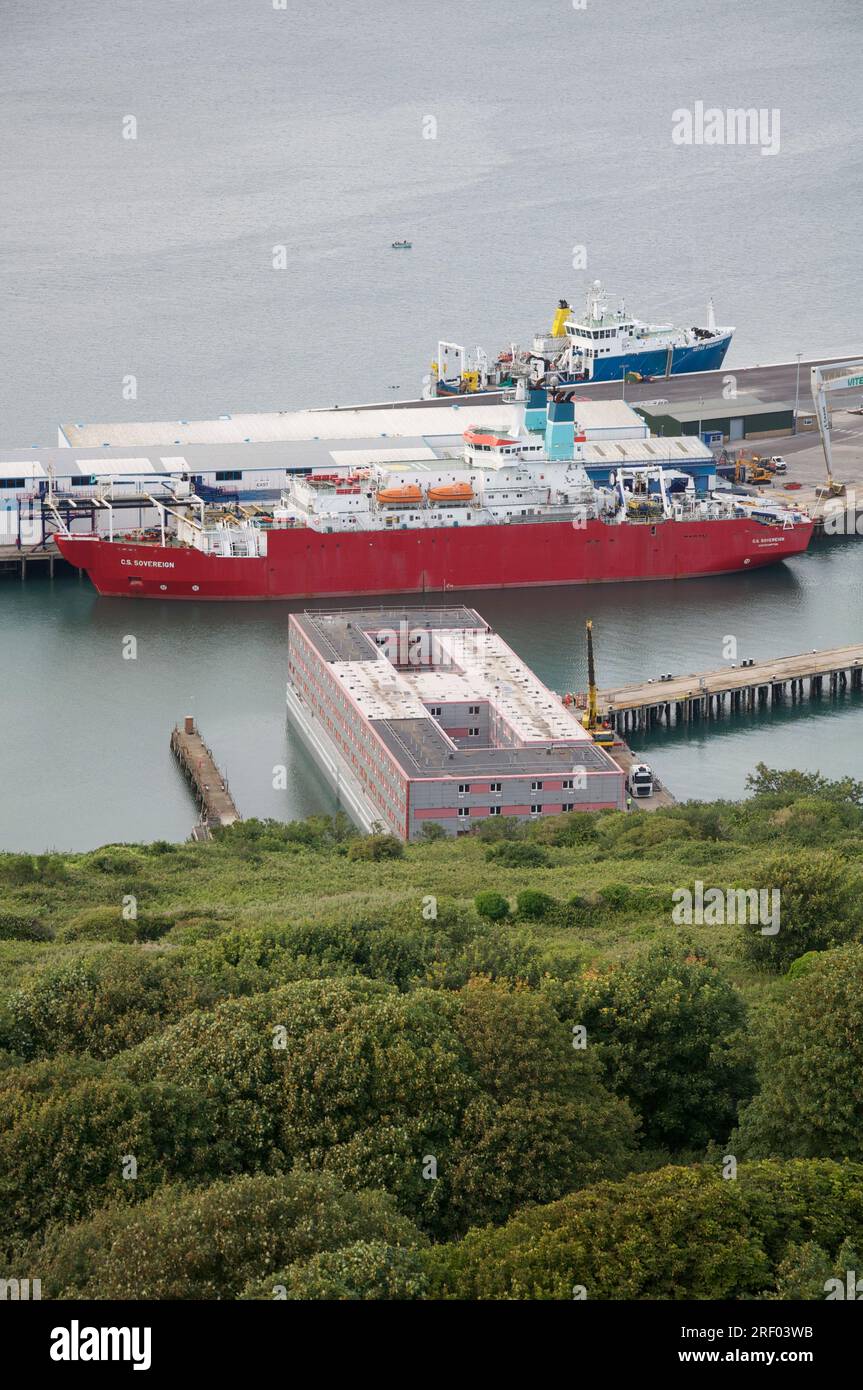 On 18 July 2023 the controversial accommodation barge Bibby Stockholm ...