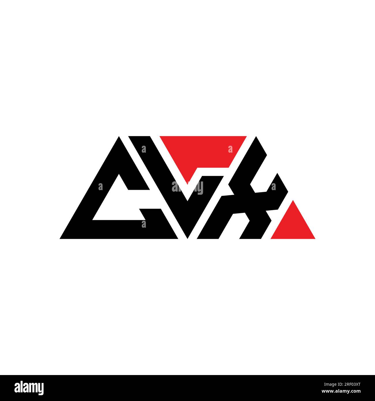 CLX triangle letter logo design with triangle shape. CLX triangle logo ...