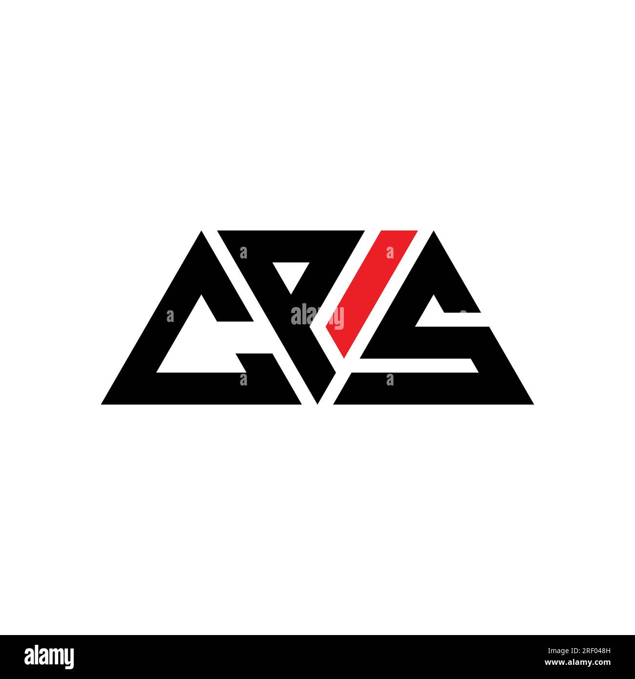 CPS triangle letter logo design with triangle shape. CPS triangle logo ...