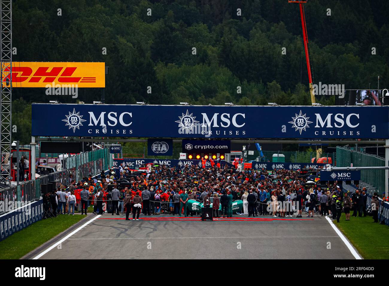 Starting Grid during the Belgian GP, Spa-Francorchamps 27-30 July 2023 ...