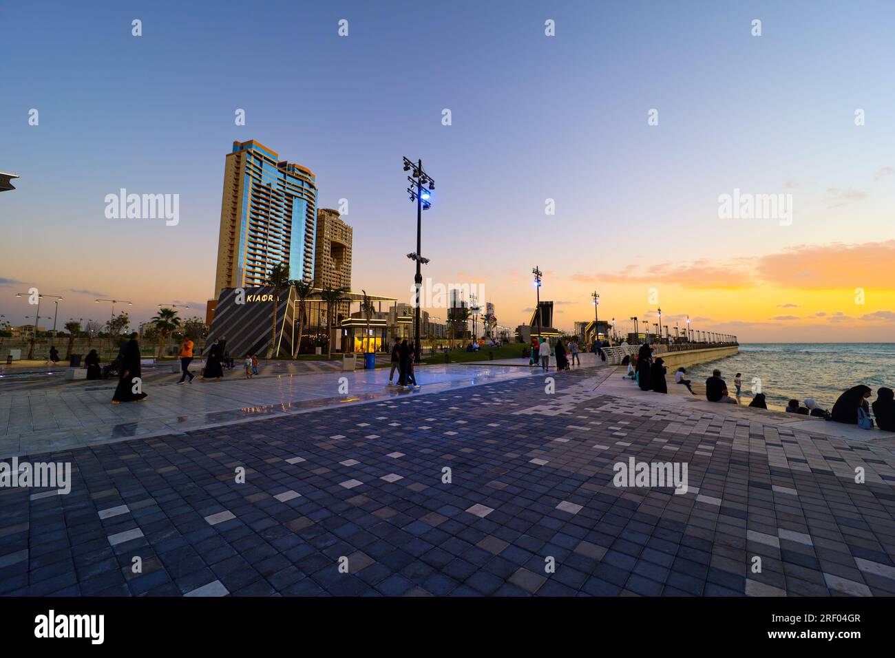 Jeddah , Saudi Arabia Dec 23 2022 - Jeddah Art Promenade - City Beach ...
