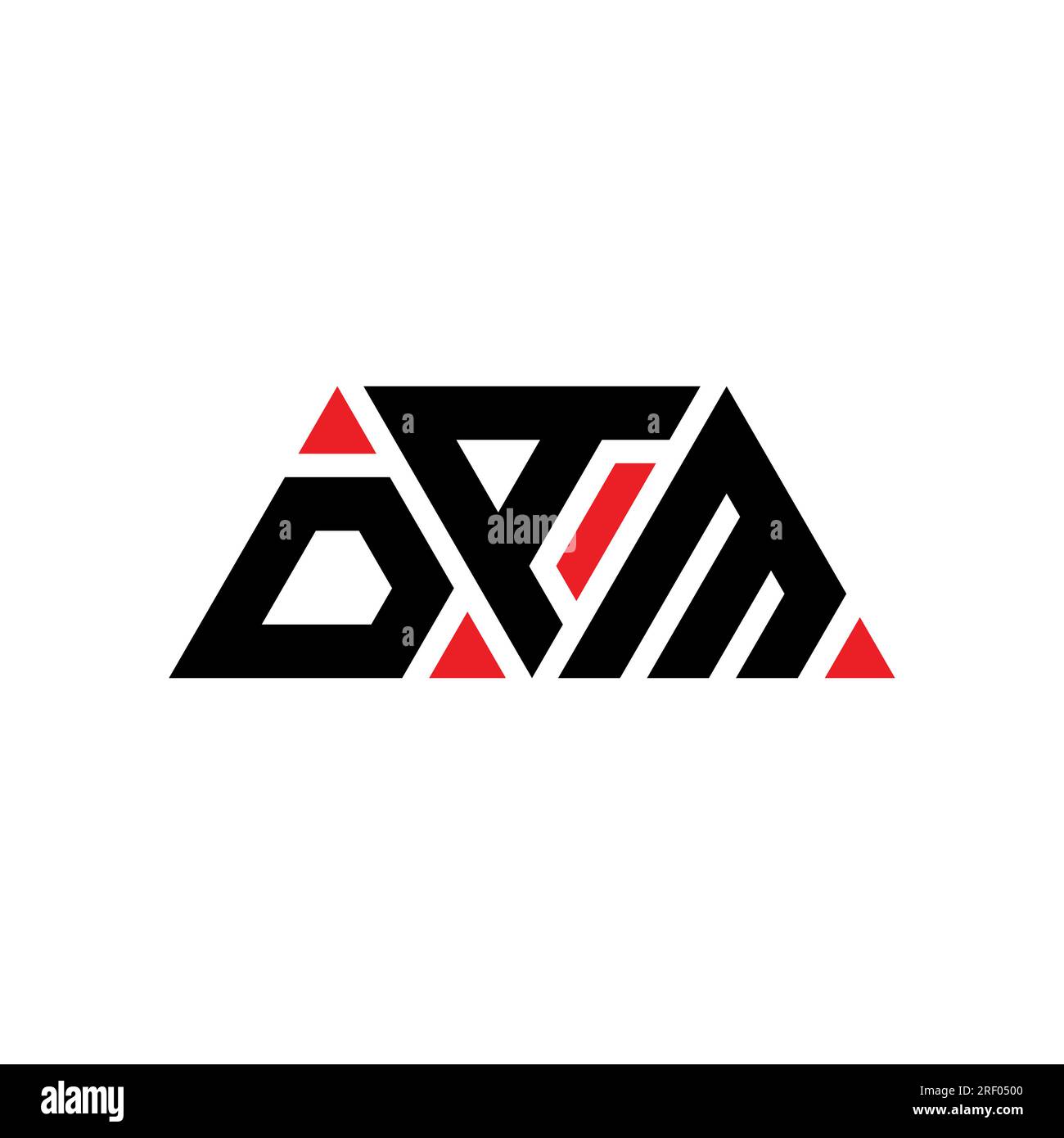 DAM triangle letter logo design with triangle shape. DAM triangle logo ...