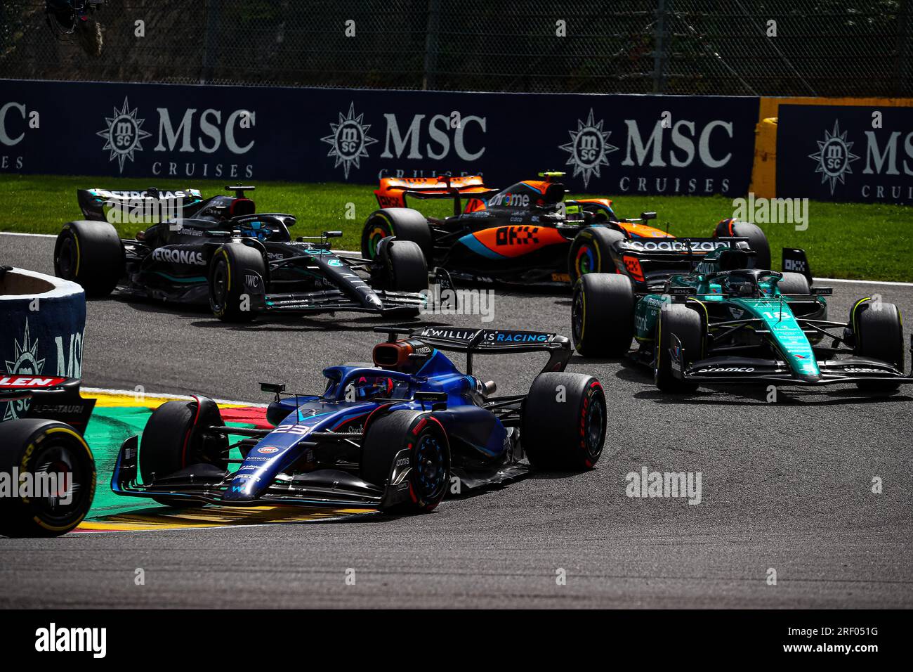 #23 Alex Albon, (GRB) Williams Mercedes during the Belgian GP, Spa ...