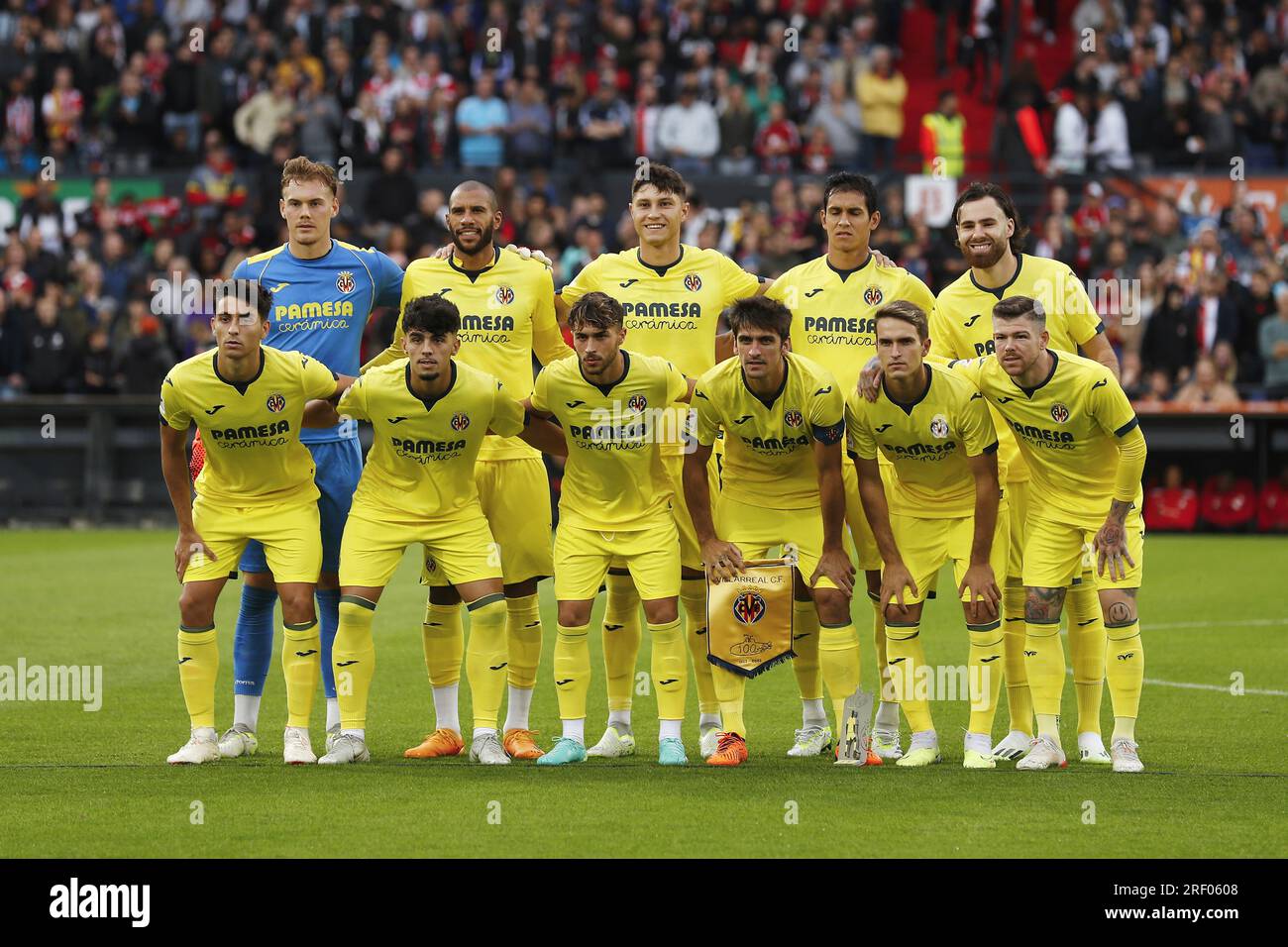 ROTTERDAM - (Top row lr) Villarreal CF keeper Filip Jorgensen, Etienne ...