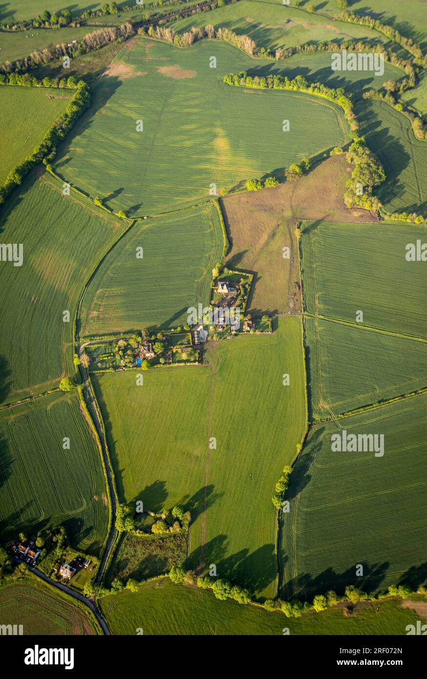 Aerial view of the countryside in Kent, UK Stock Photo - Alamy
