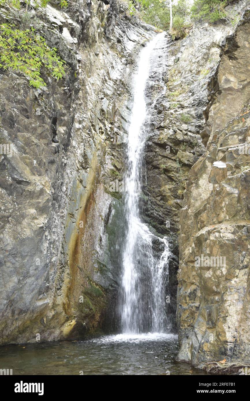 Milomeris Waterfalls, near Plano Platres, Cyprus Stock Photo - Alamy