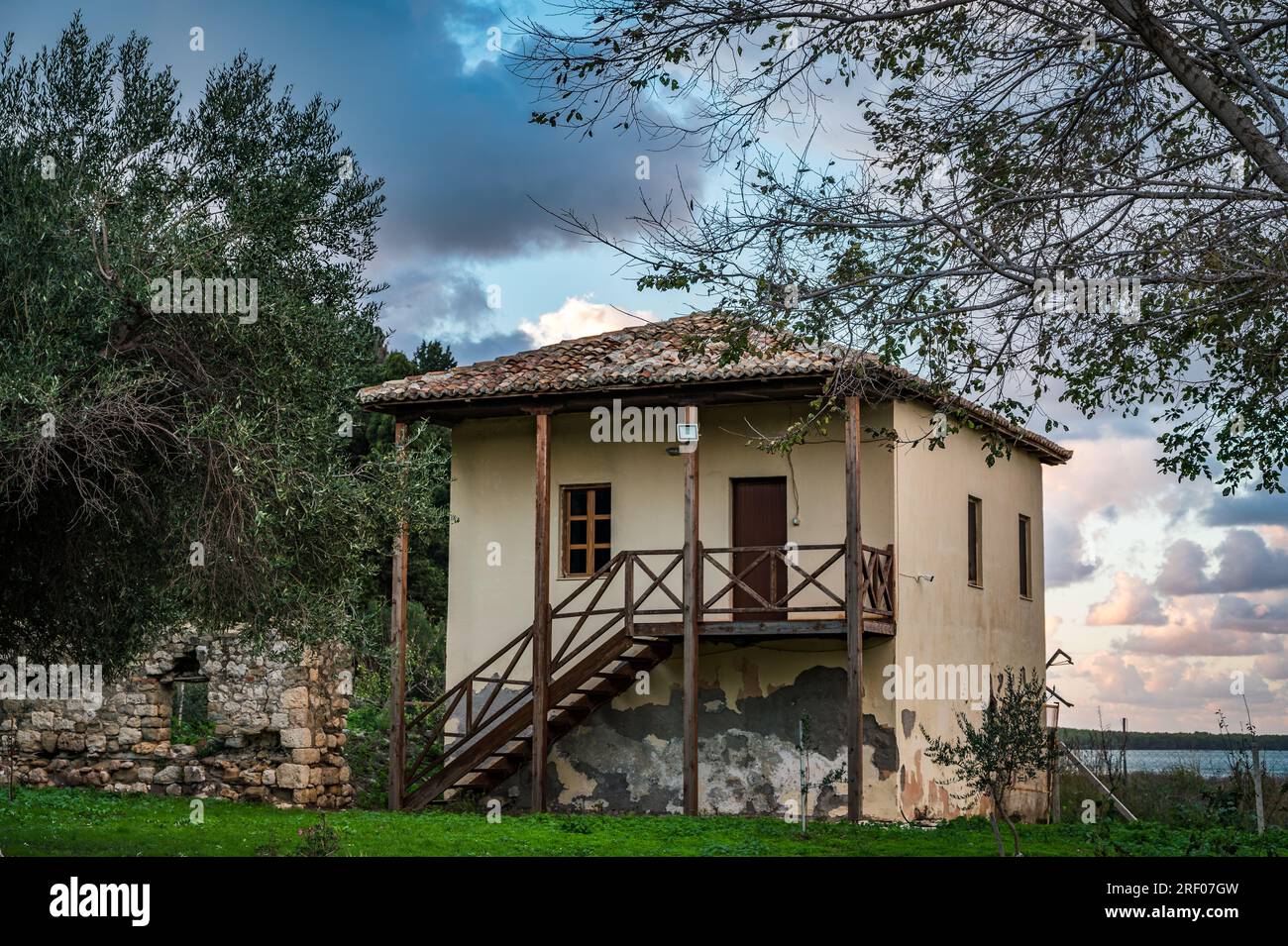 Zvernec Monastery of Dormition of Theotokos Mary, monument in Lagoon of ...