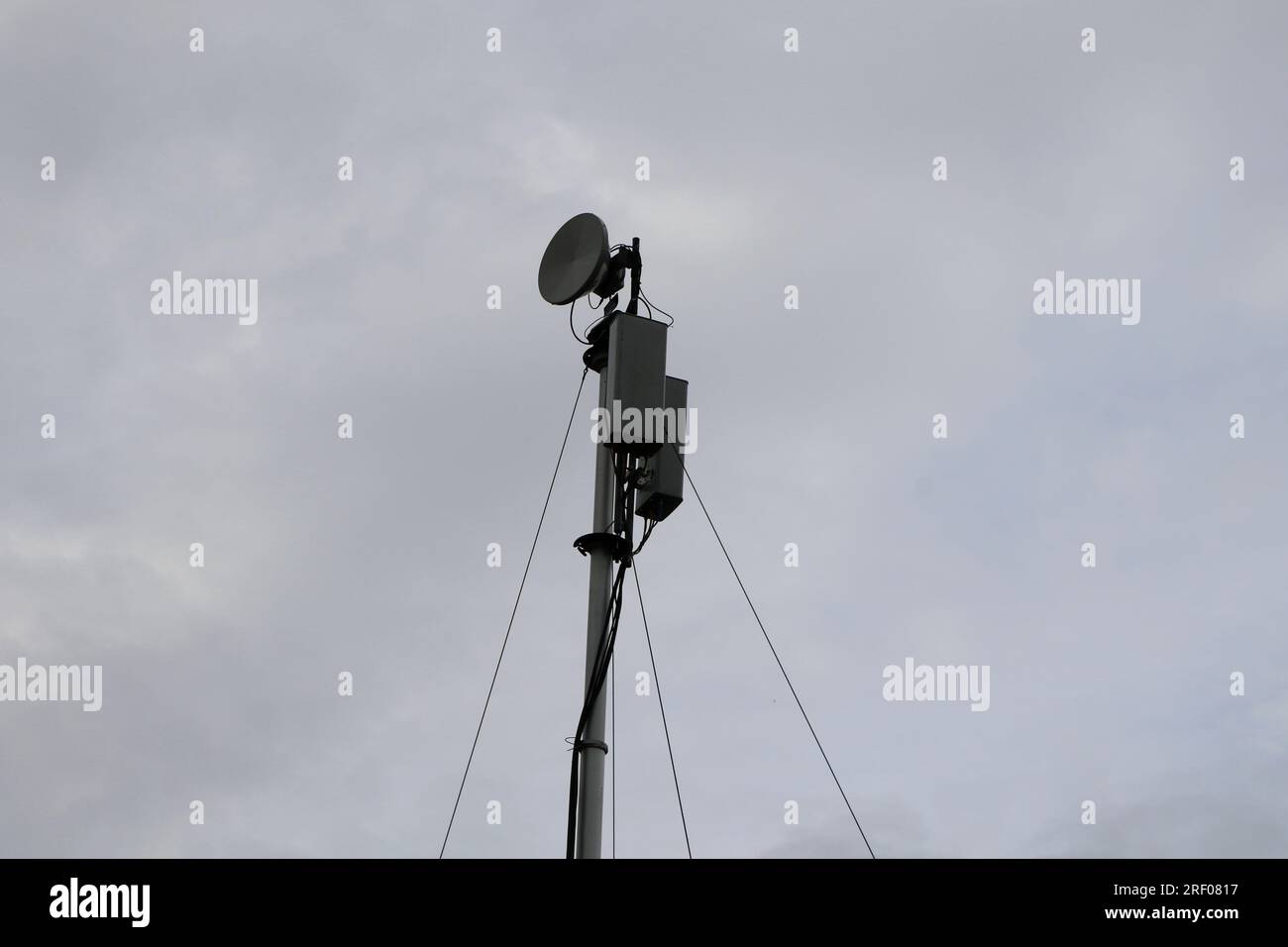 Russian Federation. Saint-Petersburg. Cell tower, mobile operators ...