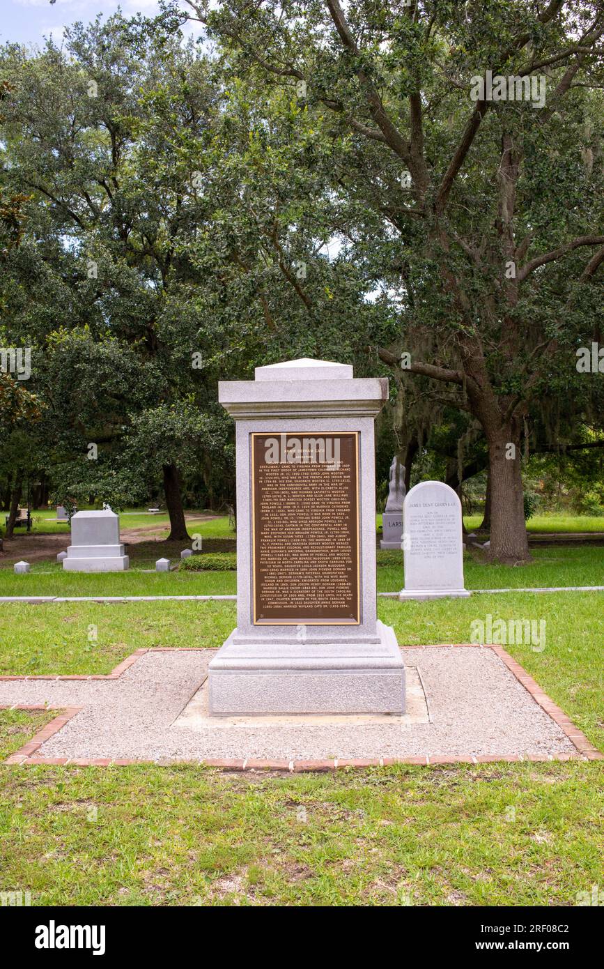 Remarkable gravesite with genealogy on tomb. Historic Magnolia Cemetery ...