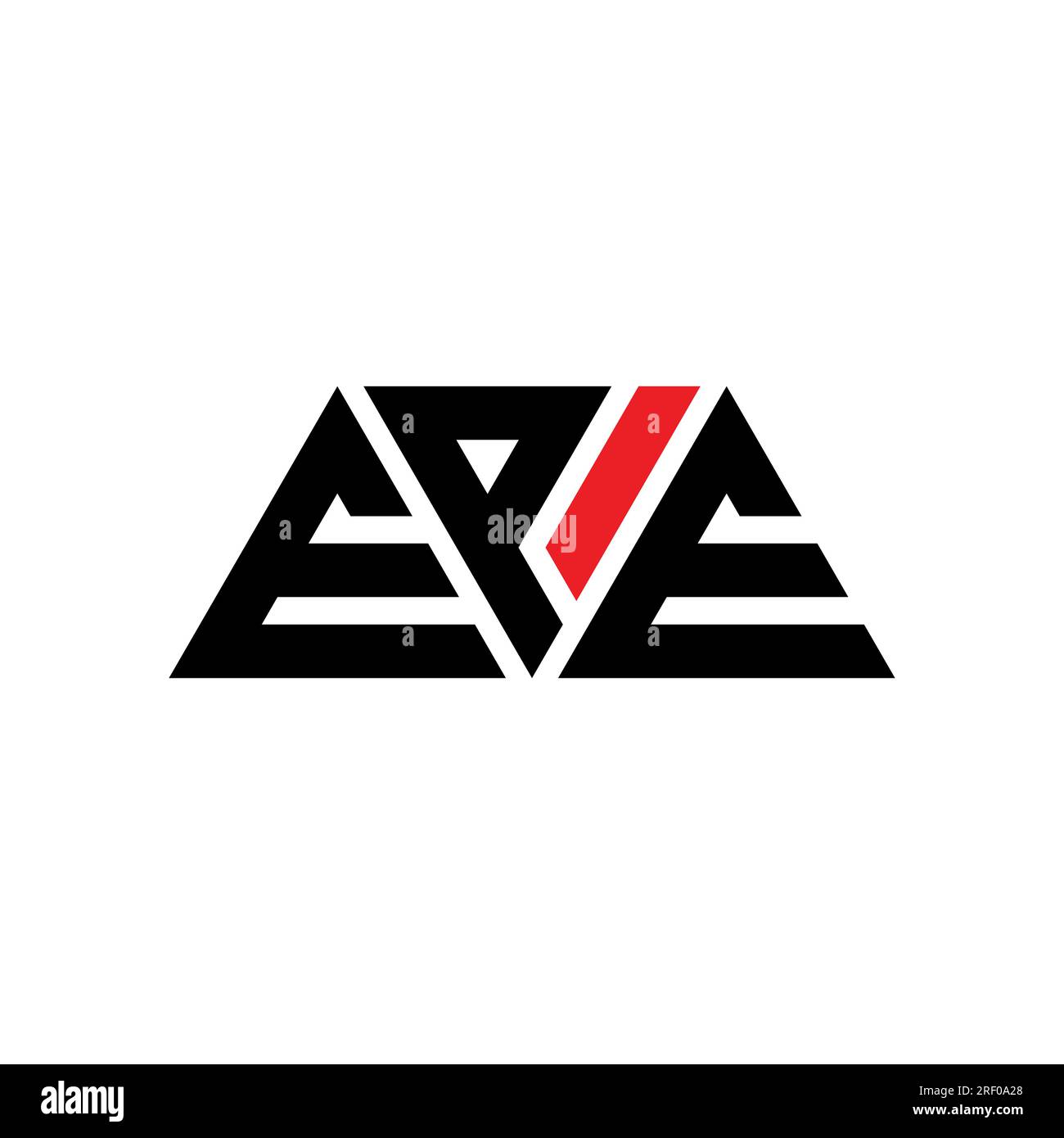 EPE triangle letter logo design with triangle shape. EPE triangle logo ...