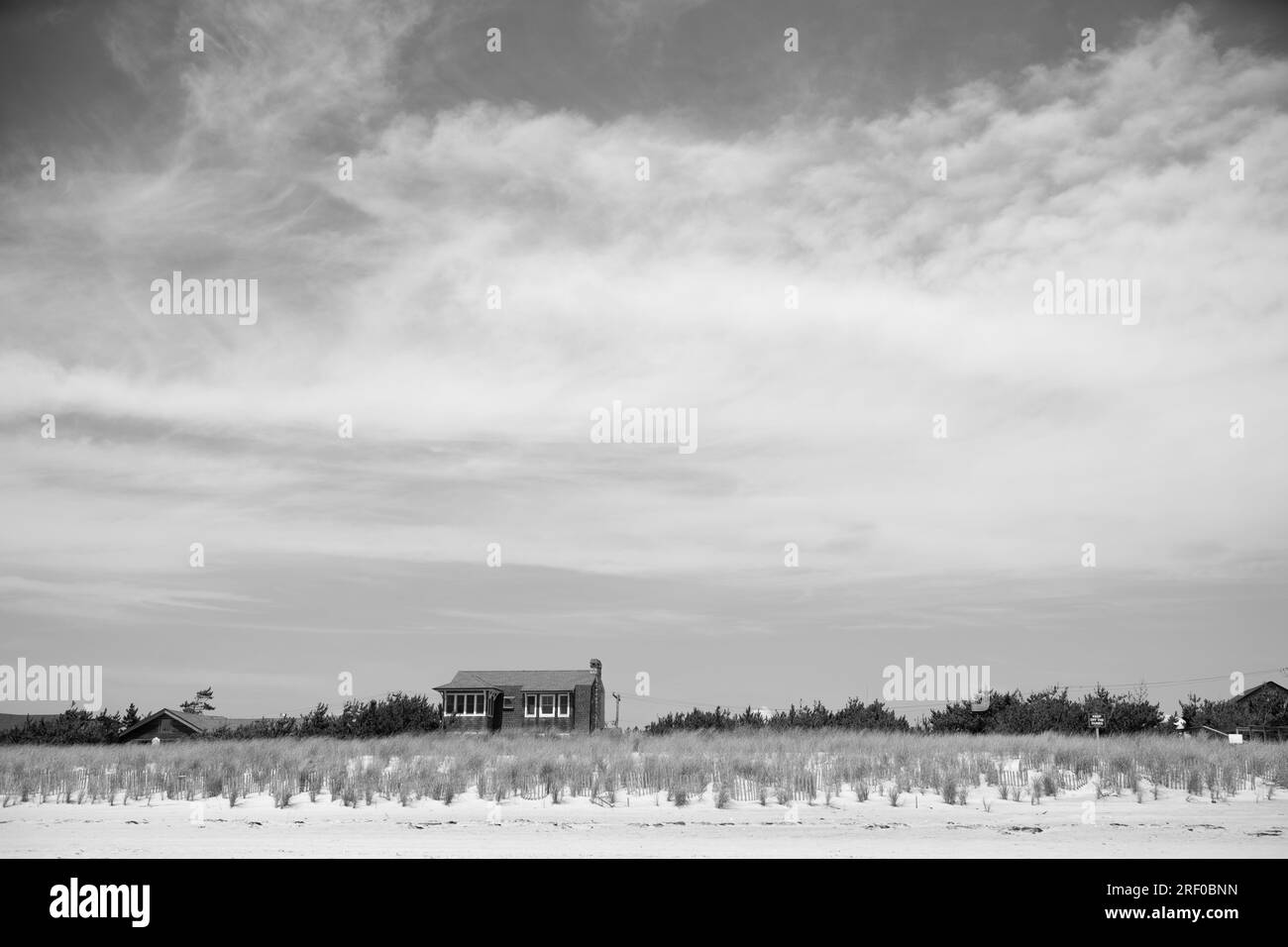 Beach fire island Black and White Stock Photos & Images - Alamy
