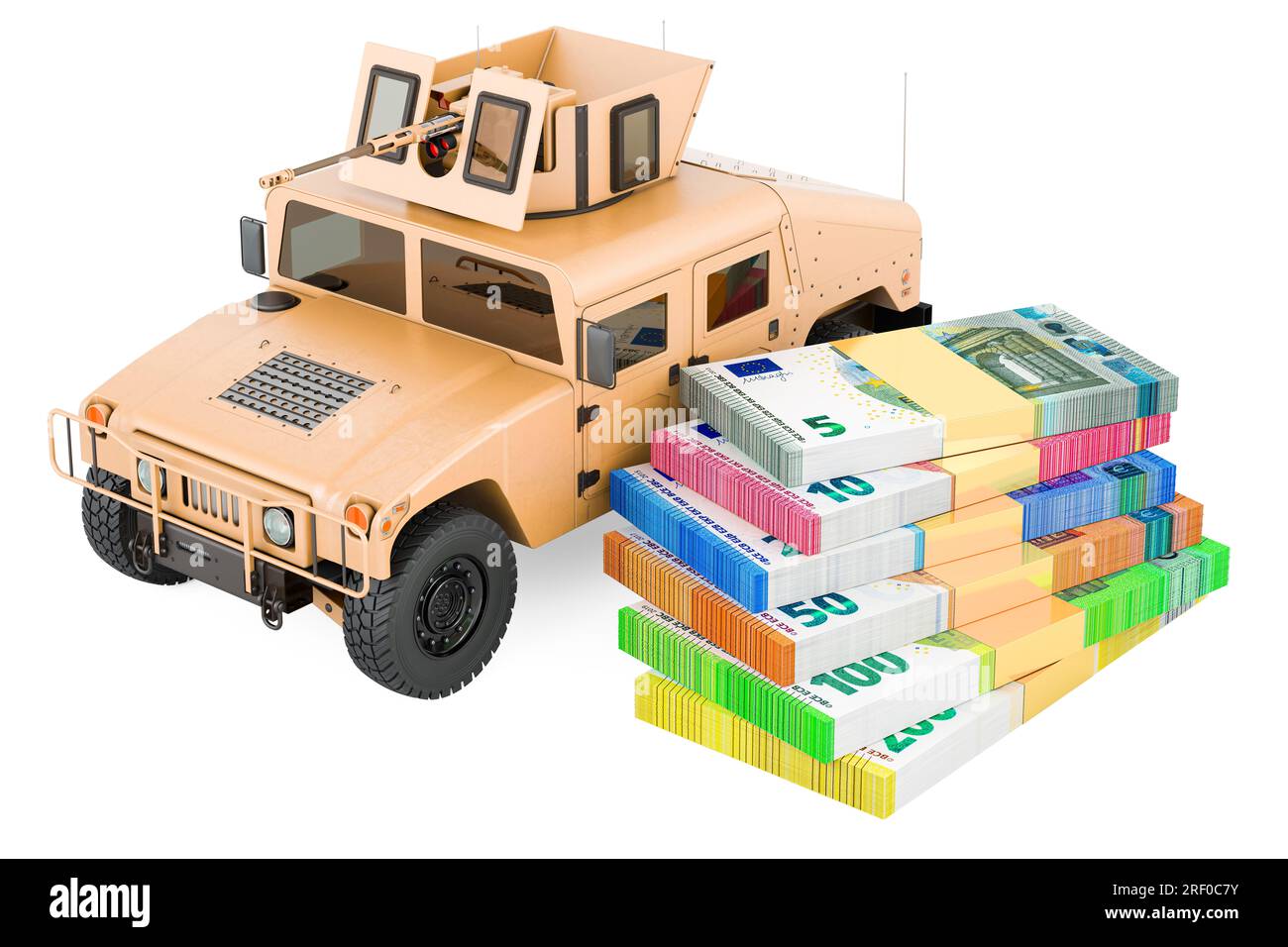 Humvee, High Mobility Multipurpose Wheeled Vehicle with euro packs. 3D ...