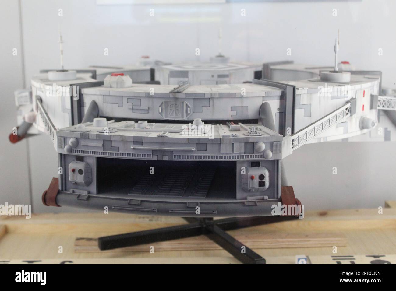 Miniatures from the Doctor Who serial "Shada" on display for "Doctor ...