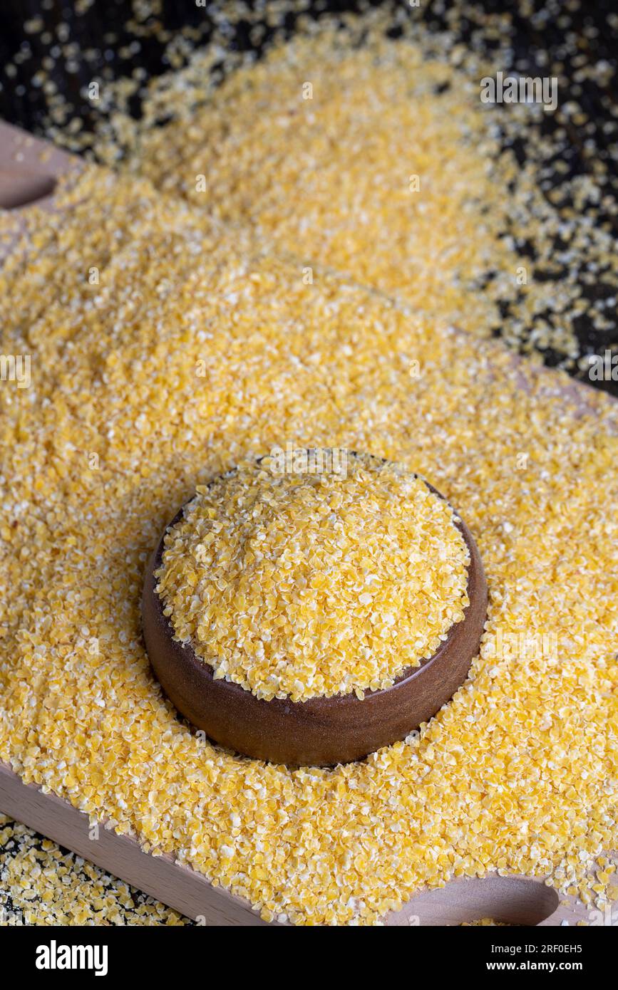 Crushed corn kernels making hi-res stock photography and images - Alamy