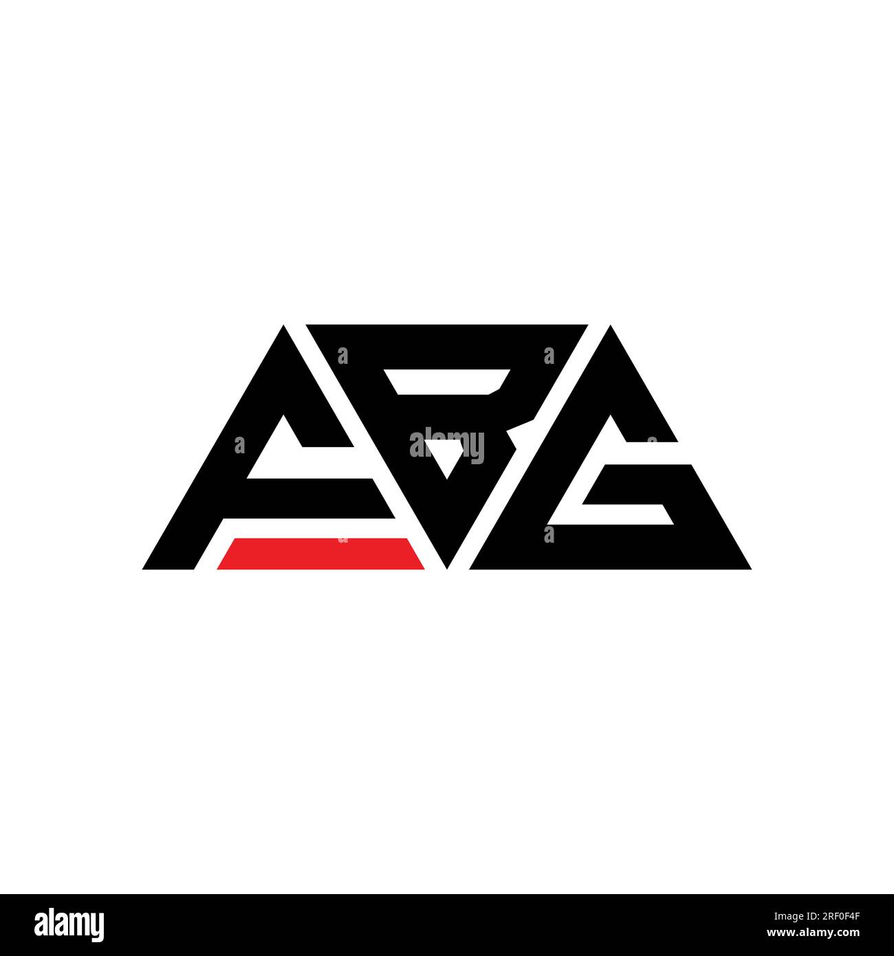 FBG triangle letter logo design with triangle shape. FBG triangle logo ...