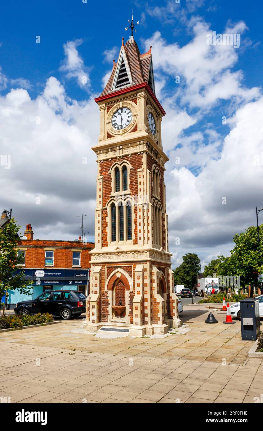 The Queen Victoria Jubilee Clock Tower erected in 1890 to commemorate ...