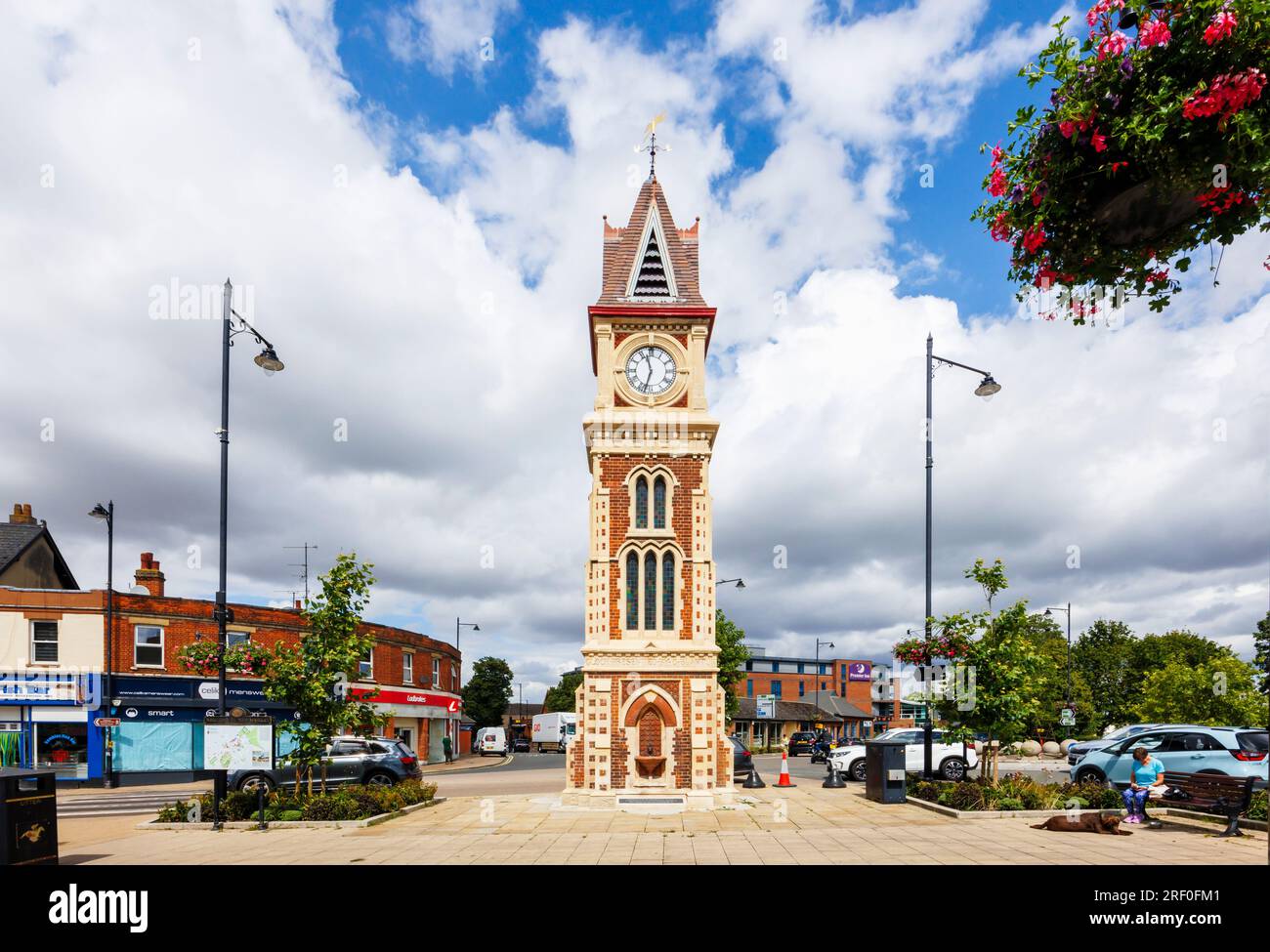 The Queen Victoria Jubilee Clock Tower erected in 1890 to commemorate ...