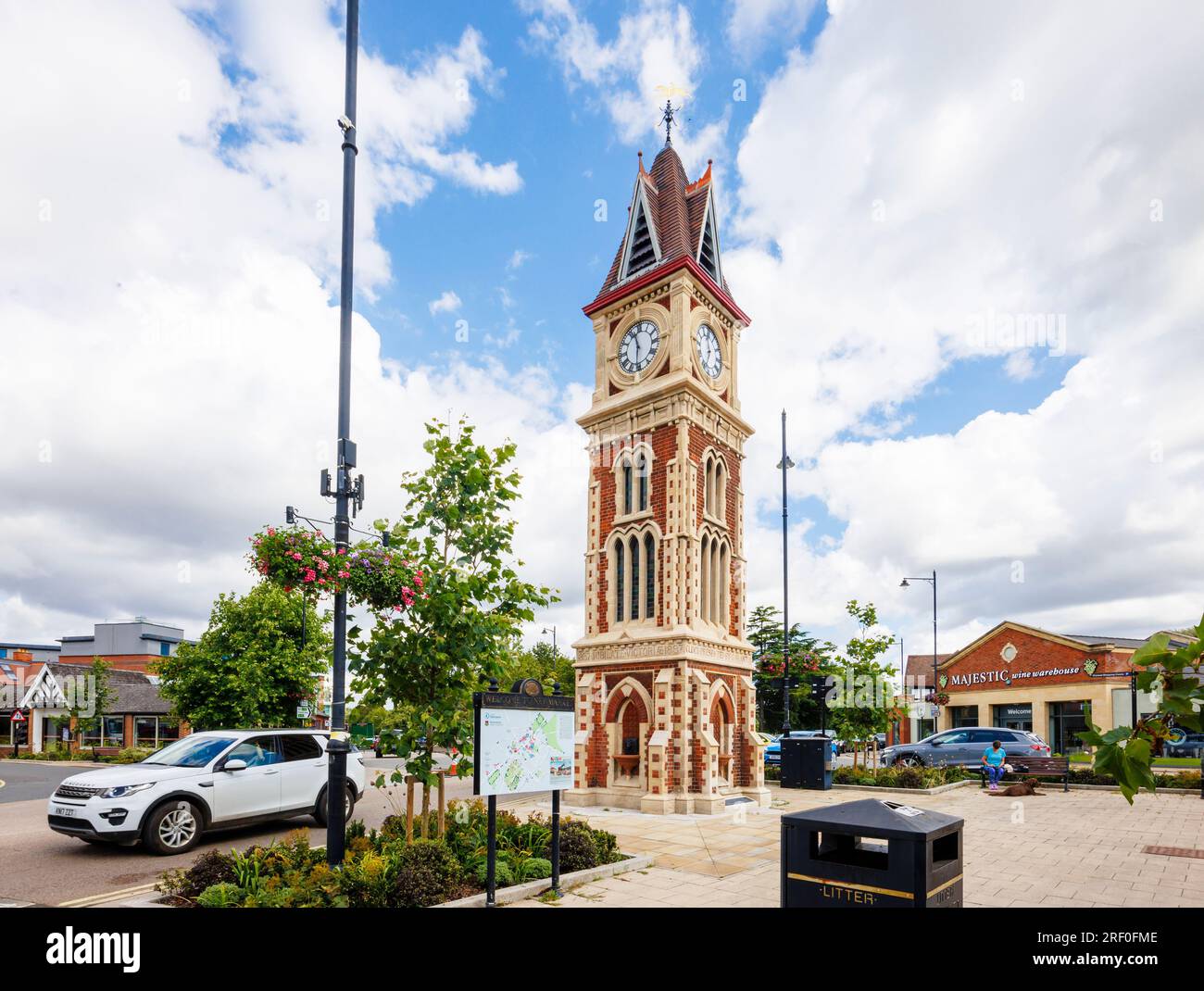 The Queen Victoria Jubilee Clock Tower erected in 1890 to commemorate ...