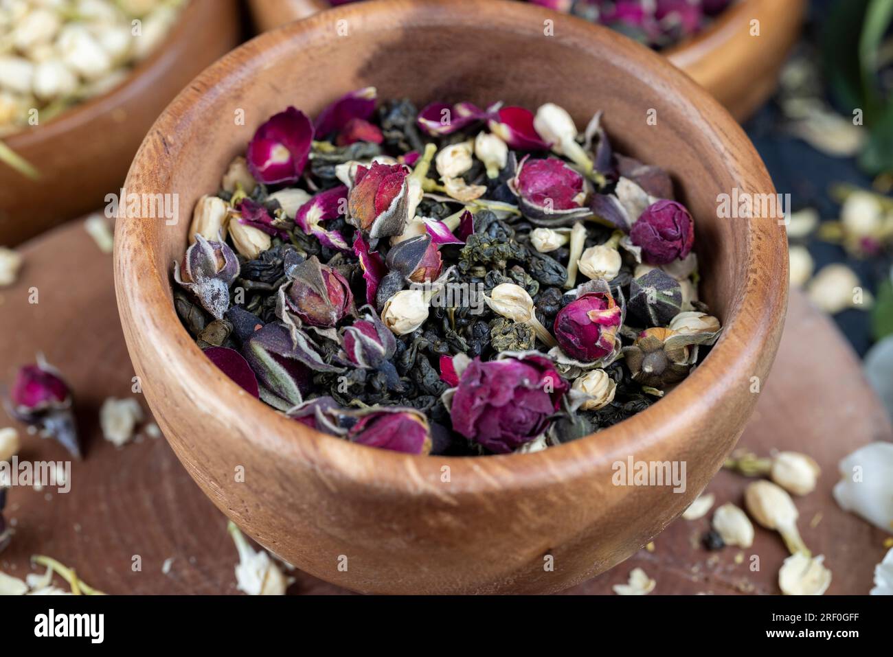 dried red rose for adding and making tea, rose flowers that are used to ...