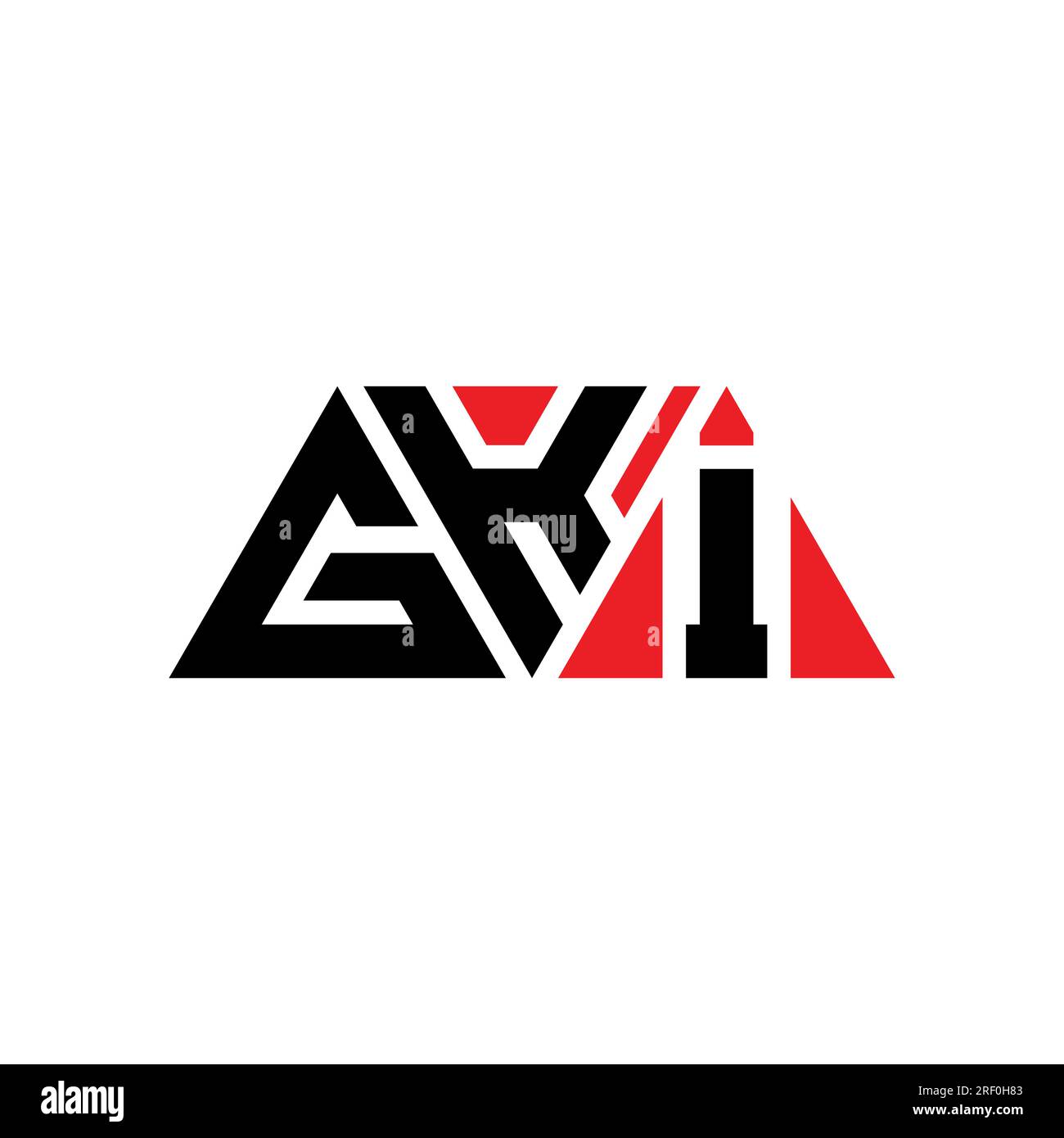 Gki Triangle Letter Logo Design With Triangle Shape Gki Triangle Logo Design Monogram Gki