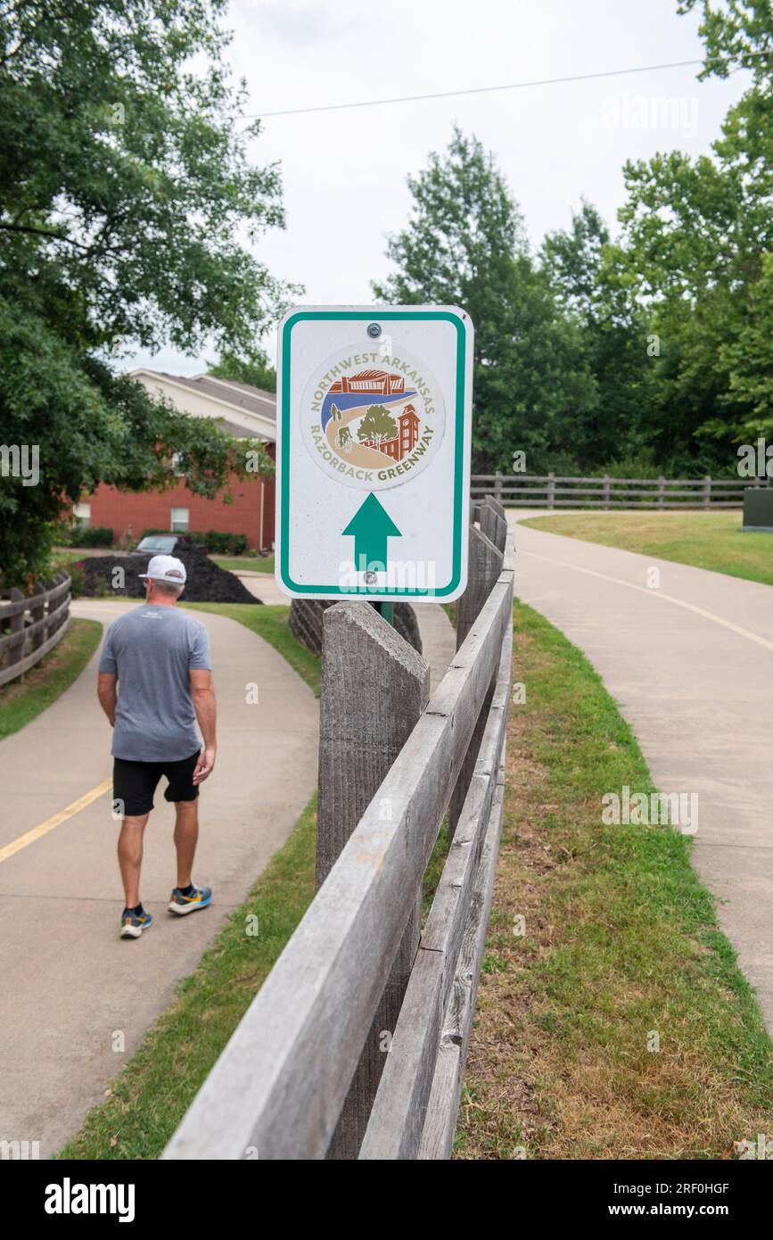 Razorback greenway hi-res stock photography and images - Alamy